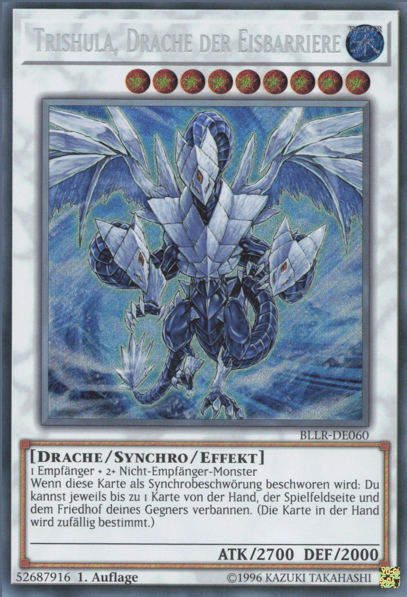 Recollectibles Sammelkarte Yugioh Karte Trishula Drache Der