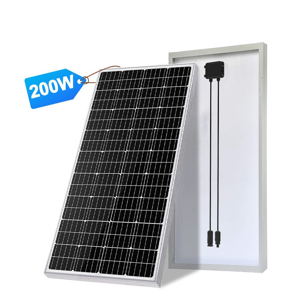 Gliese Balkonkraftwerk 12v Mono Solarmodul 200w Für Dach