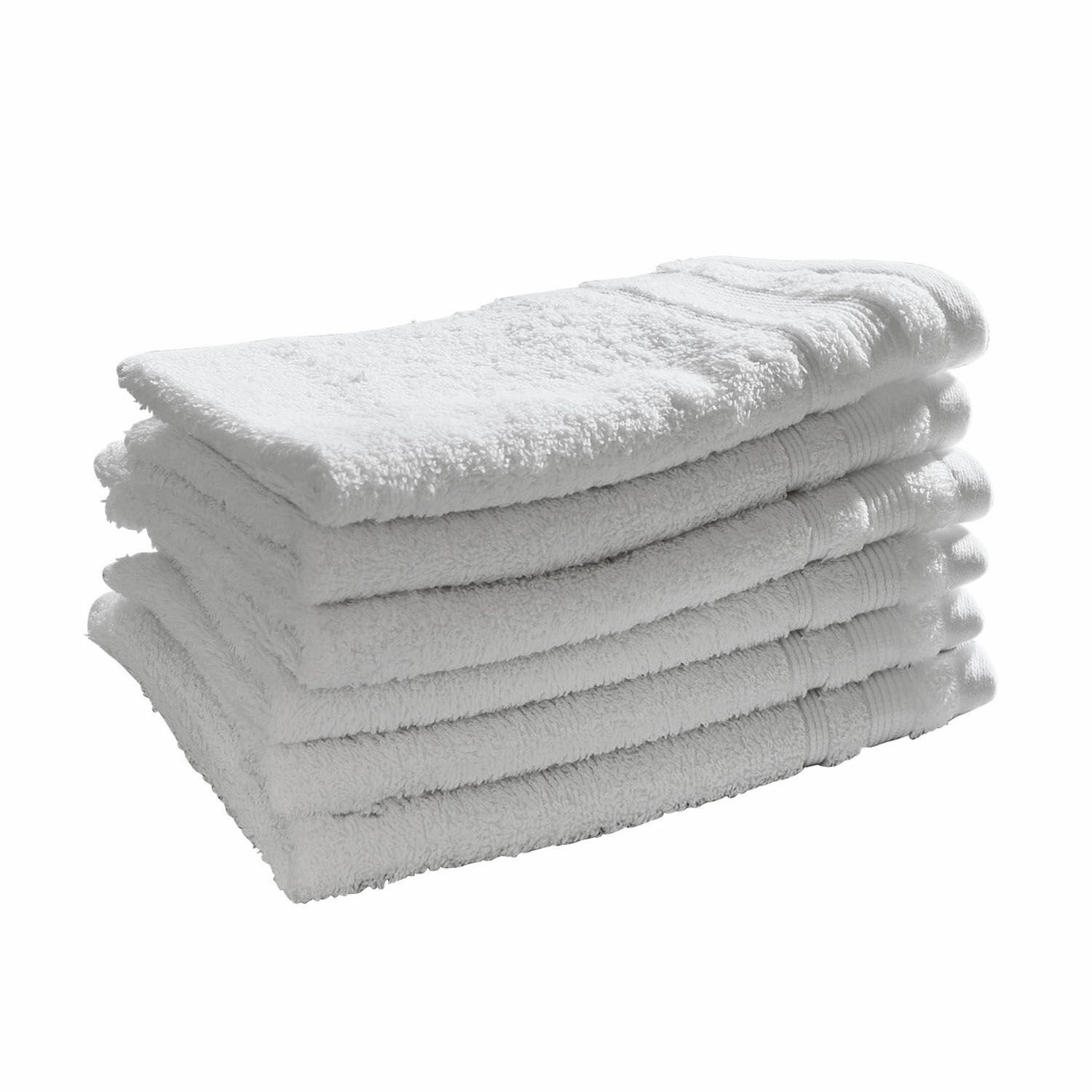 Mirabeau Gästehandtücher Gästehandtuch 6er Set Bourogne Weiß 100