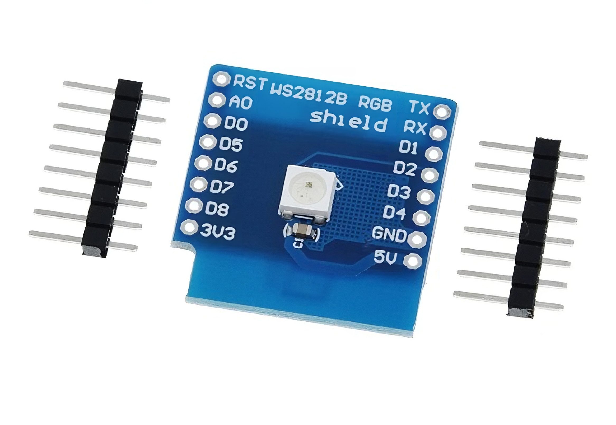 BerryBase WS2812B RGB LED Shield für D1 Mini Mini-PC Barebone