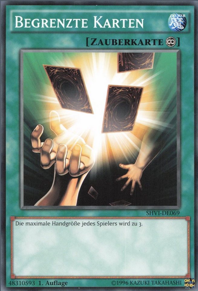 ᐅ Recollectibles Sammelkarte Yugioh Karte Begrenzte Karten Deutsch Yu