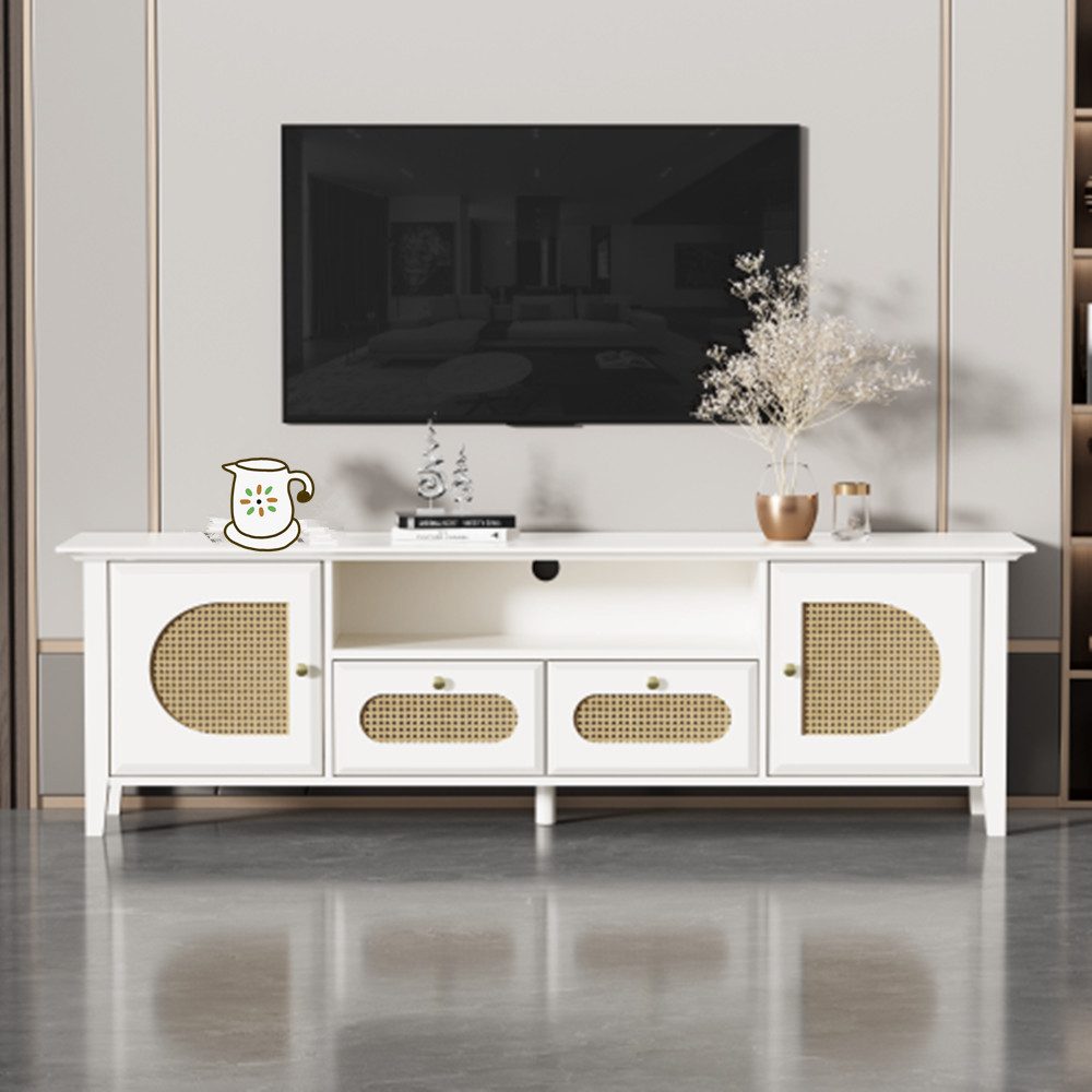 Xdeer Tv Schrank Tv Schrank Abgeschrägte Tv Möbel Gebogene
