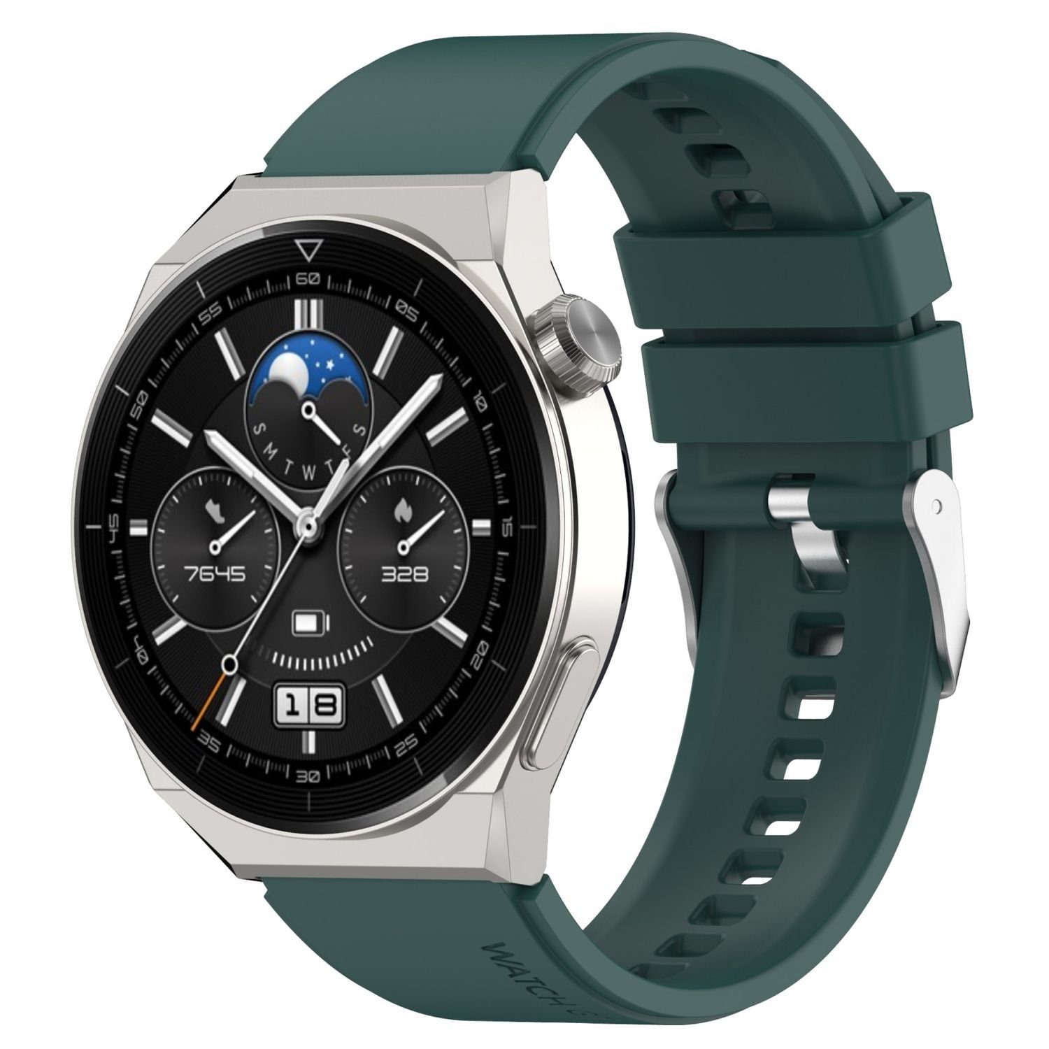 König Design Smartwatch-Armband Huawei Watch GT 3 Pro 46mm, Sport ...