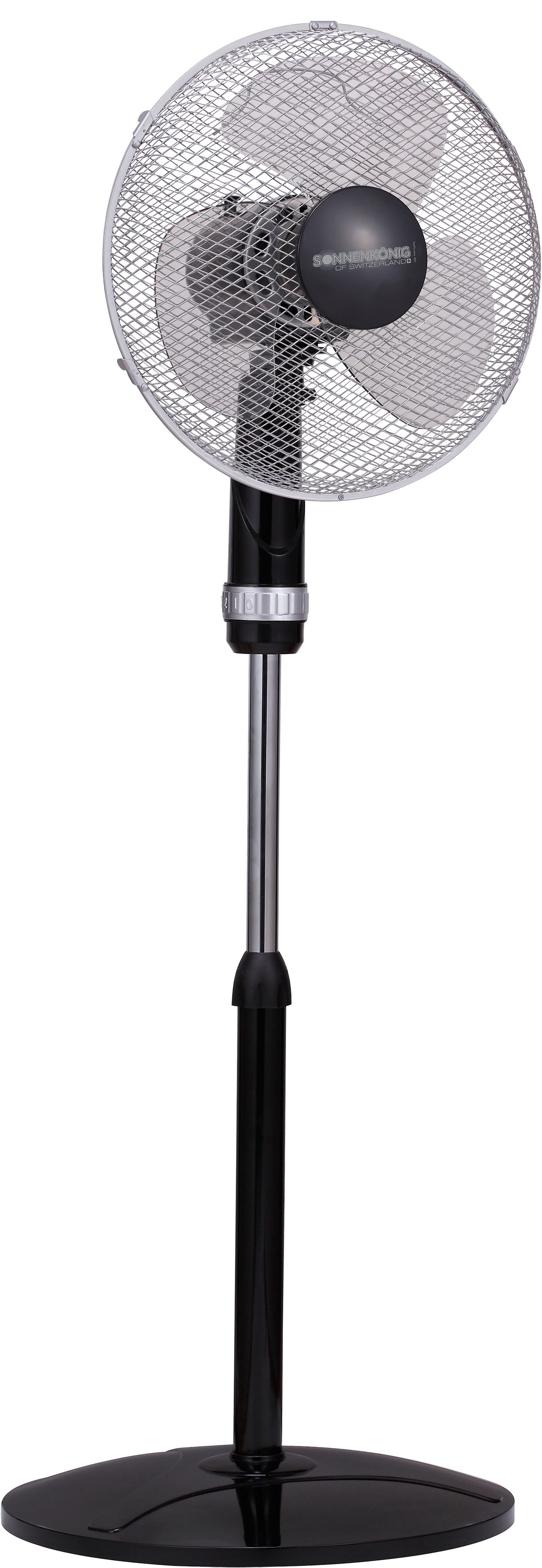 Sonnenkönig Standventilator Black 16 Leistung 50w Schwenkbar