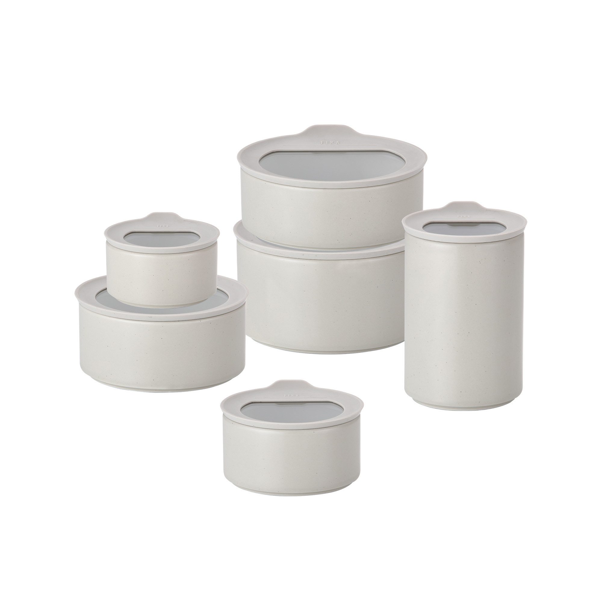 Neoflam® Vorratsdose Fika One Keramik Vorratsbehälter Set 6tlg