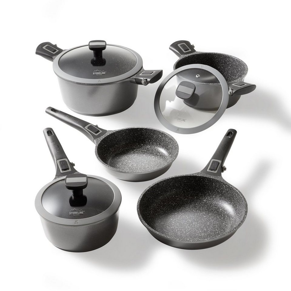 Stoneline Topf Set Imagination Plus Aluminiumguss Set 8 Tlg