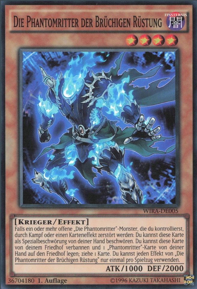 Recollectibles Sammelkarte Yugioh Karte Die Phantomritter Der Brüchigen