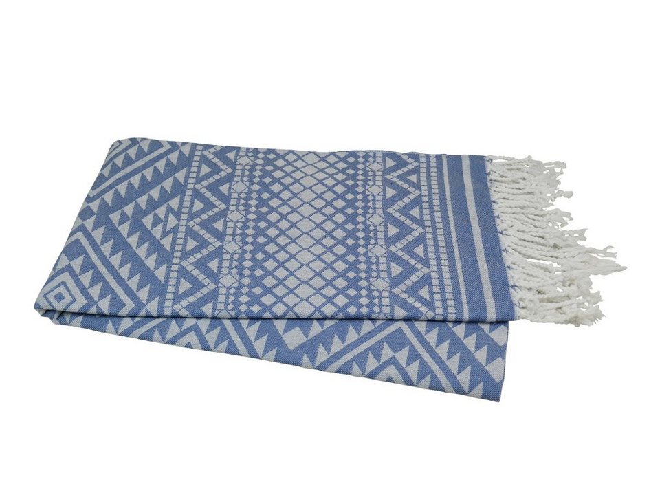 my Hamam Hamamtücher Hamamtuch Kelim Orient - denimblau weiß, Baumwolle ... my Hamam Hamamtücher Hamamtuch Kelim Orient - denimblau weiß, Baumwolle ...