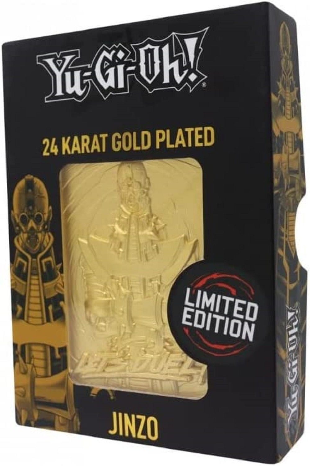Fanattik Sammelkarte Yu-Gi-Oh! - Jinzo - limitiert - 24 Karat vergoldet ...