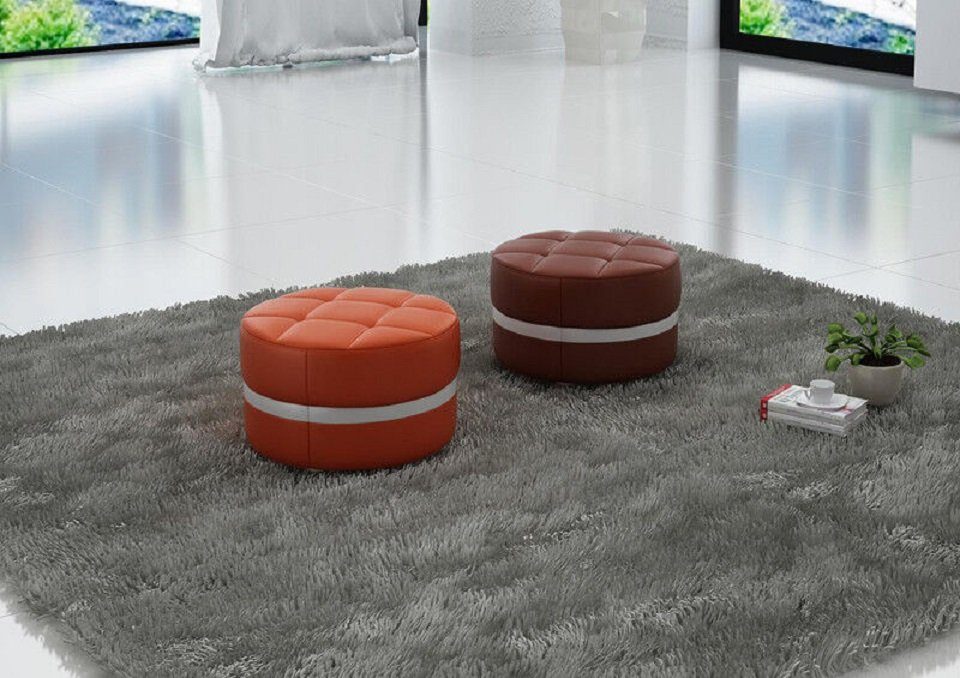 Jvmoebel Fußhocker Design Polster Hocker Fußhocker Ottomane Sitz Chaise