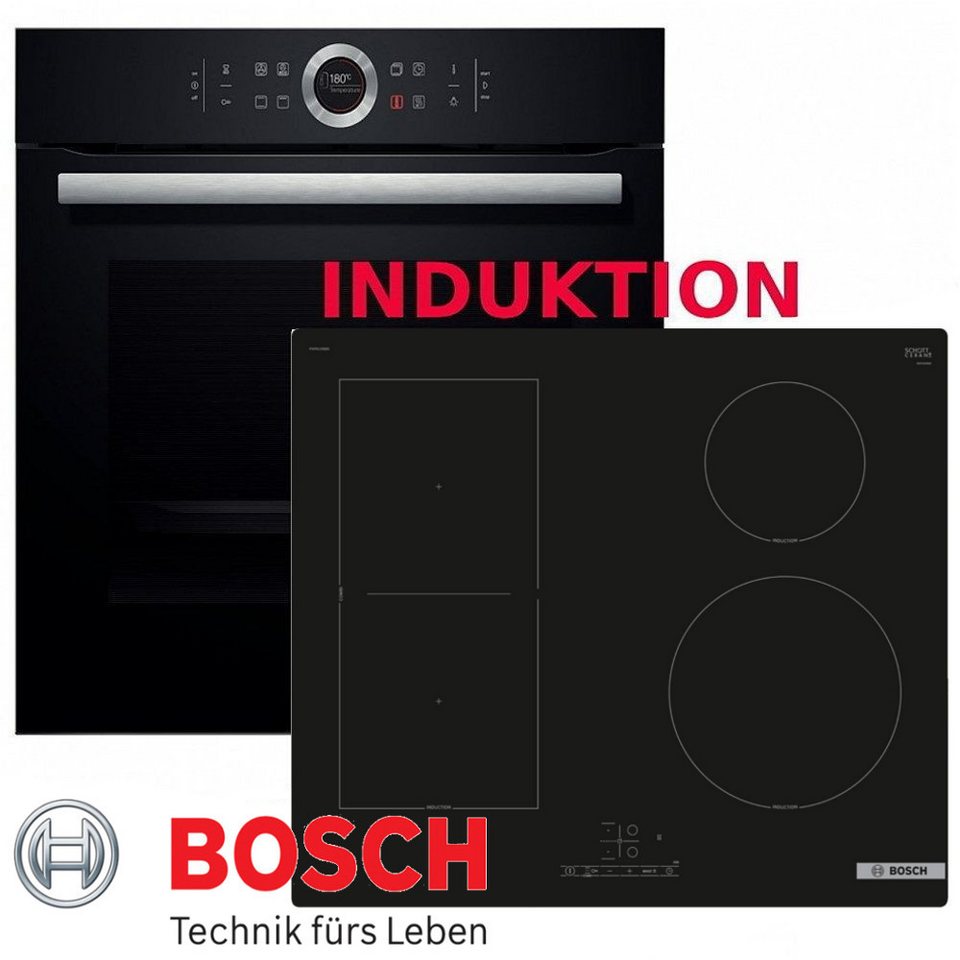 Bosch Induktions Herd Set Bosch Herdset Induktion Backofen Serie 8