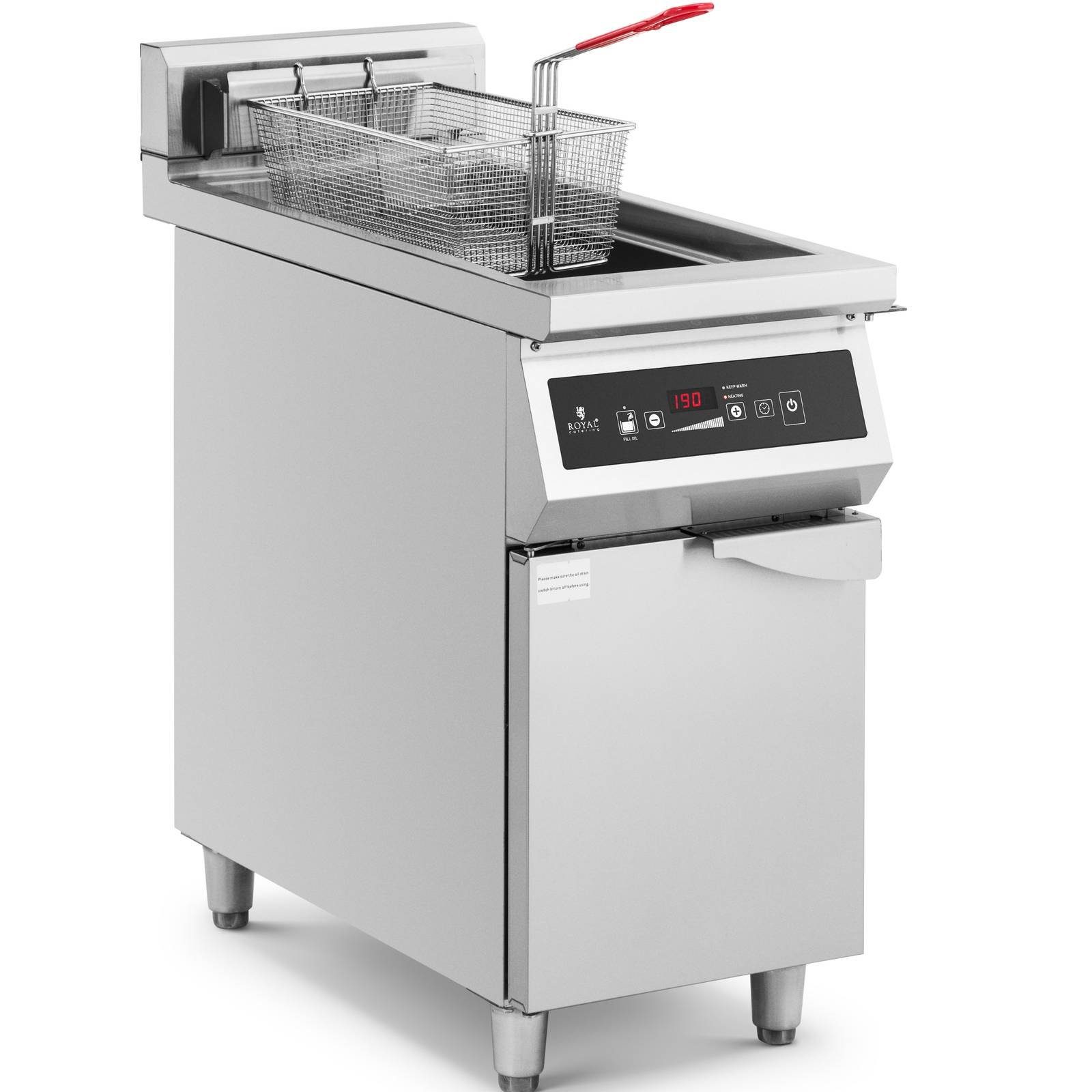 Royal Catering Fritteuse Induktionsfritteuse Fritteuse Gastro Fritteuse