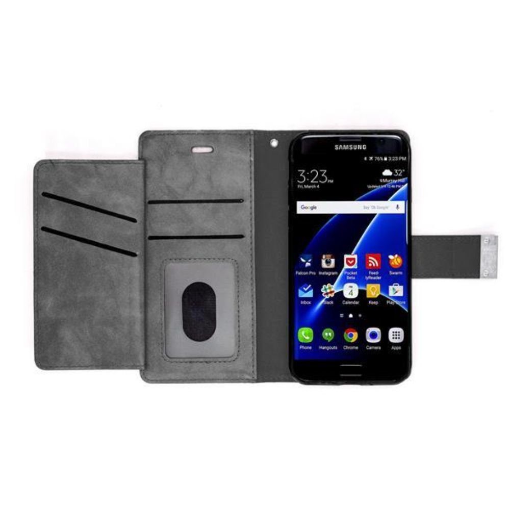 Mygadget Handyhülle Flip Case Klapphülle 5x Kartenfach And Standfunktion