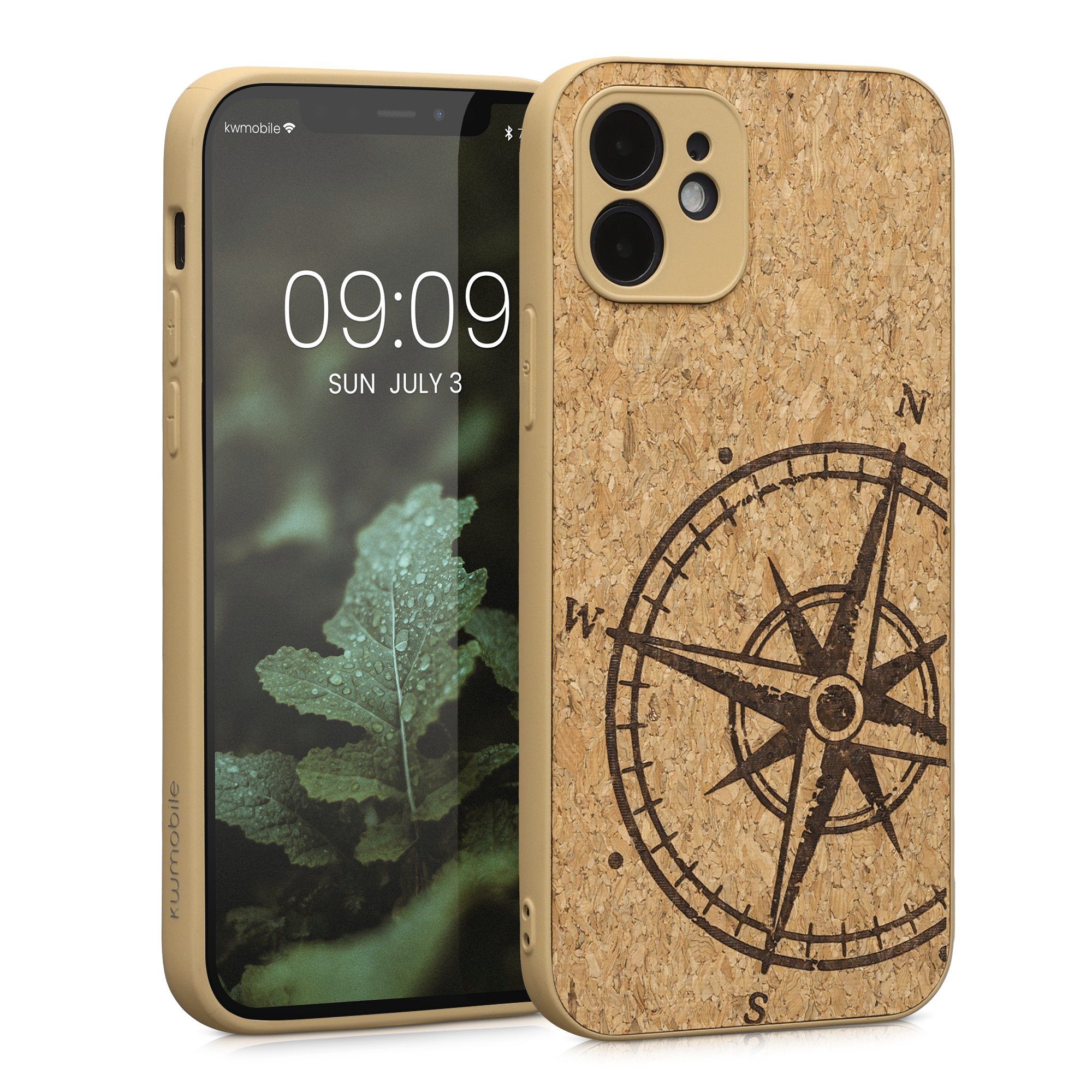 Kwmobile Handyhülle Hülle Für Apple Iphone 12 Kork Handyhülle Cover