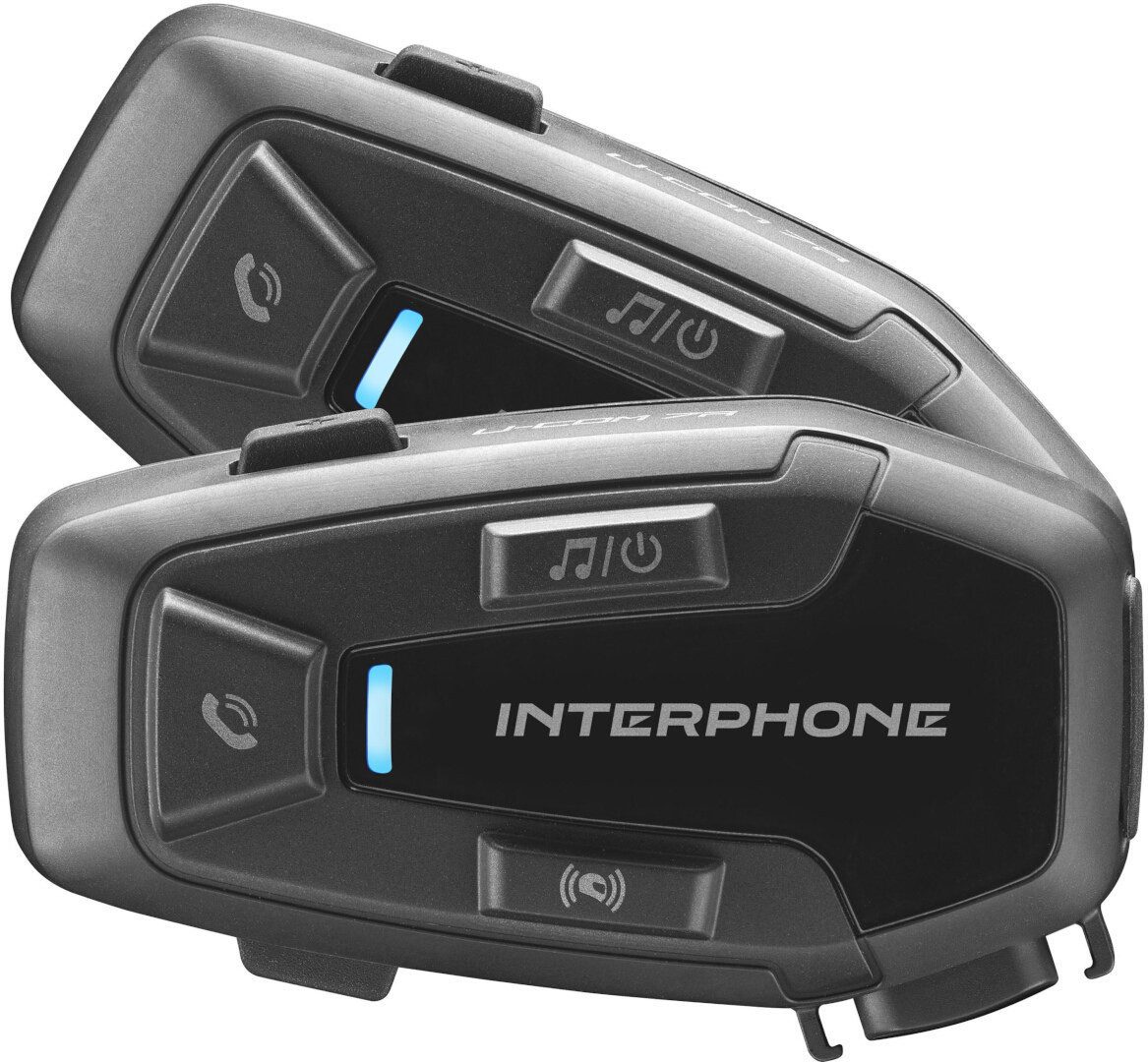 Interphone U-COM 7R Kommunikationssystem Doppelset Headset (Wasserdicht Winddicht Bluetooth)