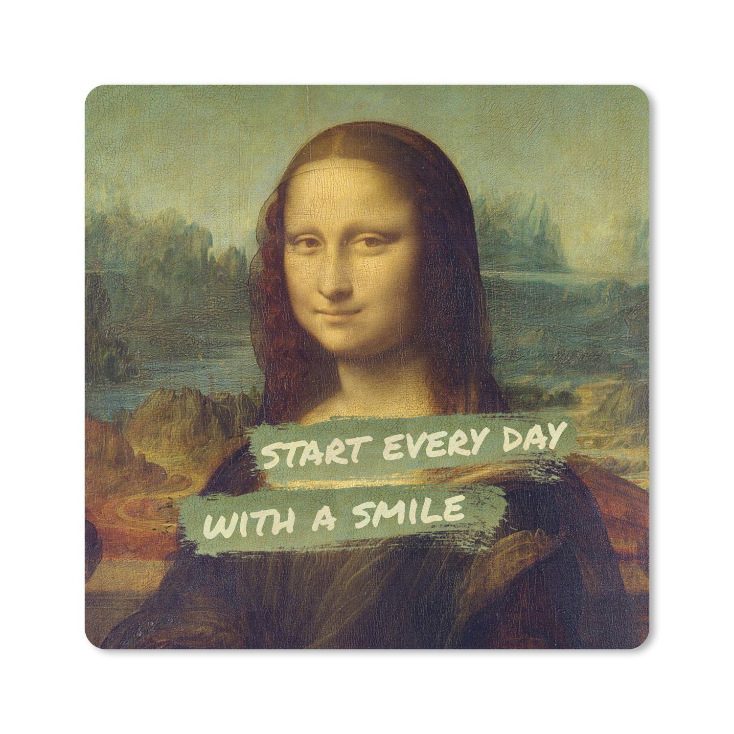 Muchowow Mauspad Mona Lisa Zitat Da Vinci Packung 1 St 1
