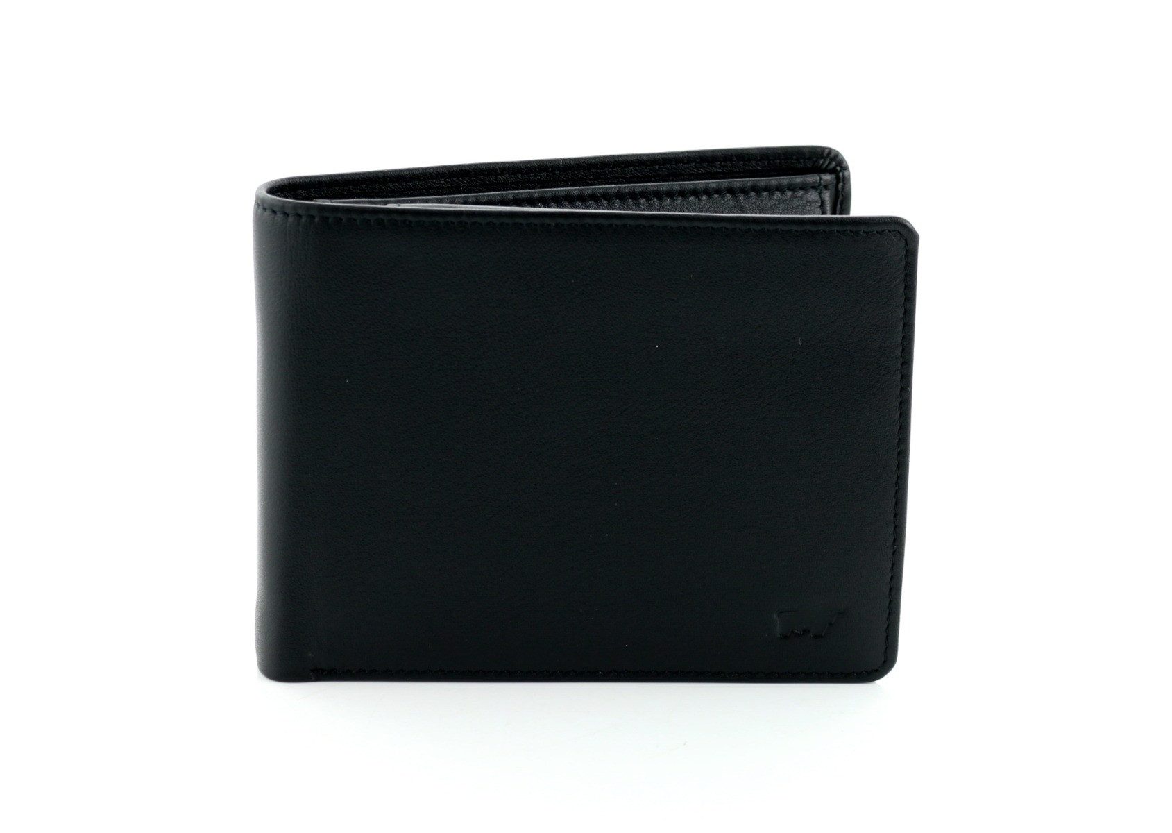 Braun Büffel Geldbörse Nappa RFID Geldbörse Querformat 8CS schwarz