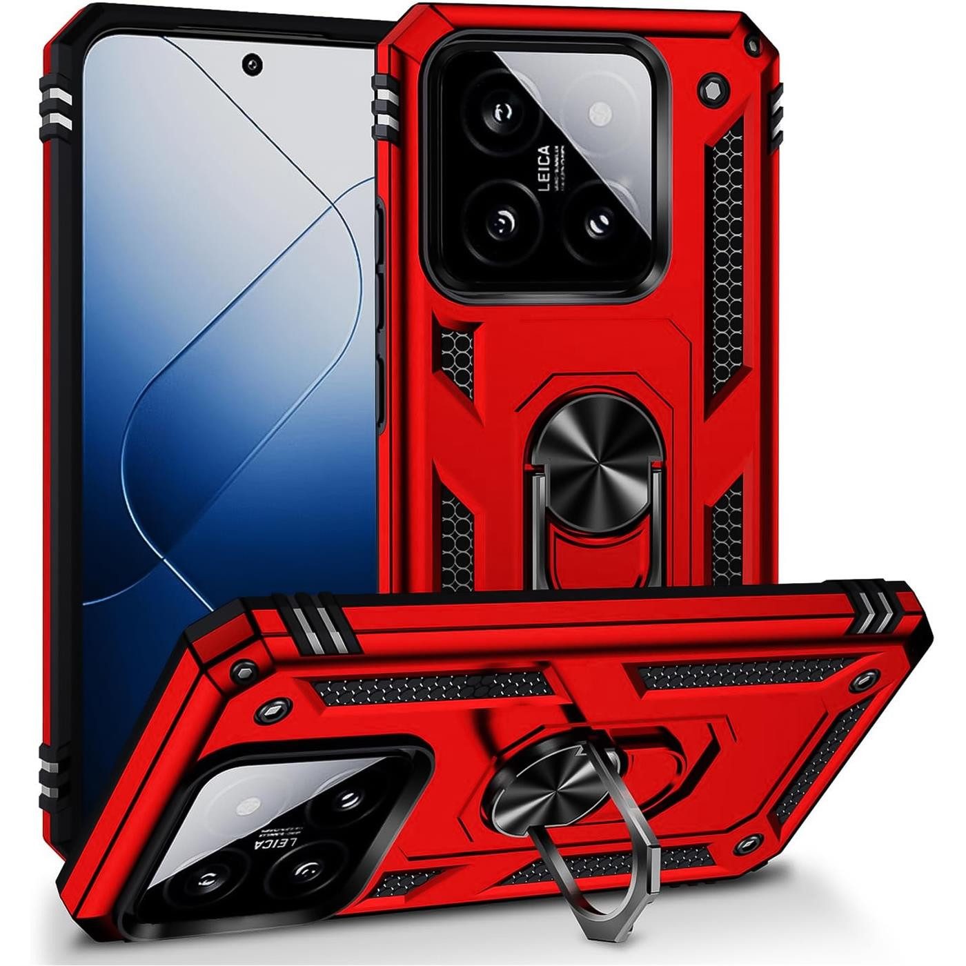 Coolgadget Handyhülle Armor Shield Case Für Xiaomi 14 Pro 673 Zoll