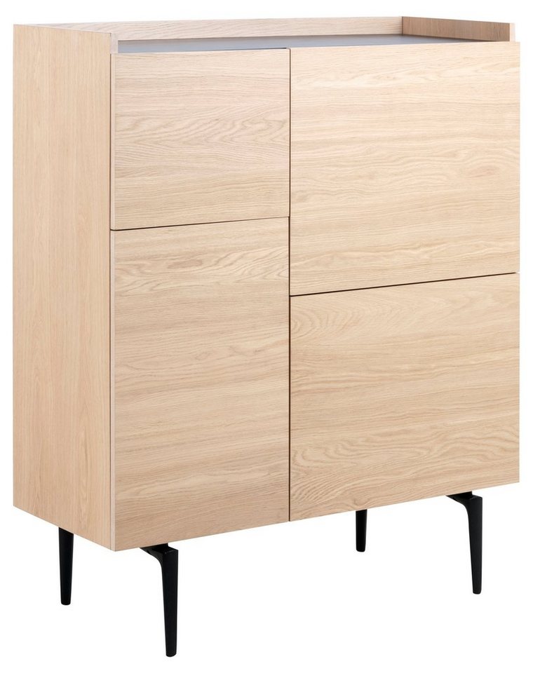 Ebuy24 Sideboard Coy Sideboard Mit 4 Türen Eiche Furniert
