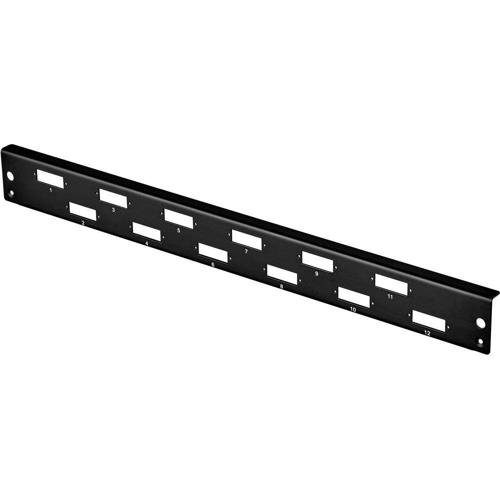 Renkforce LWL Patchpanel horizontal 48.26 cm (19) 1HE, 12x Netzwerk ...