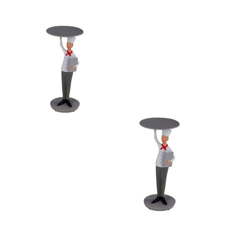 Casablanca Dekoobjekt Skulptur 2stk Koch Mit Teller Und Kochbuch 215cm