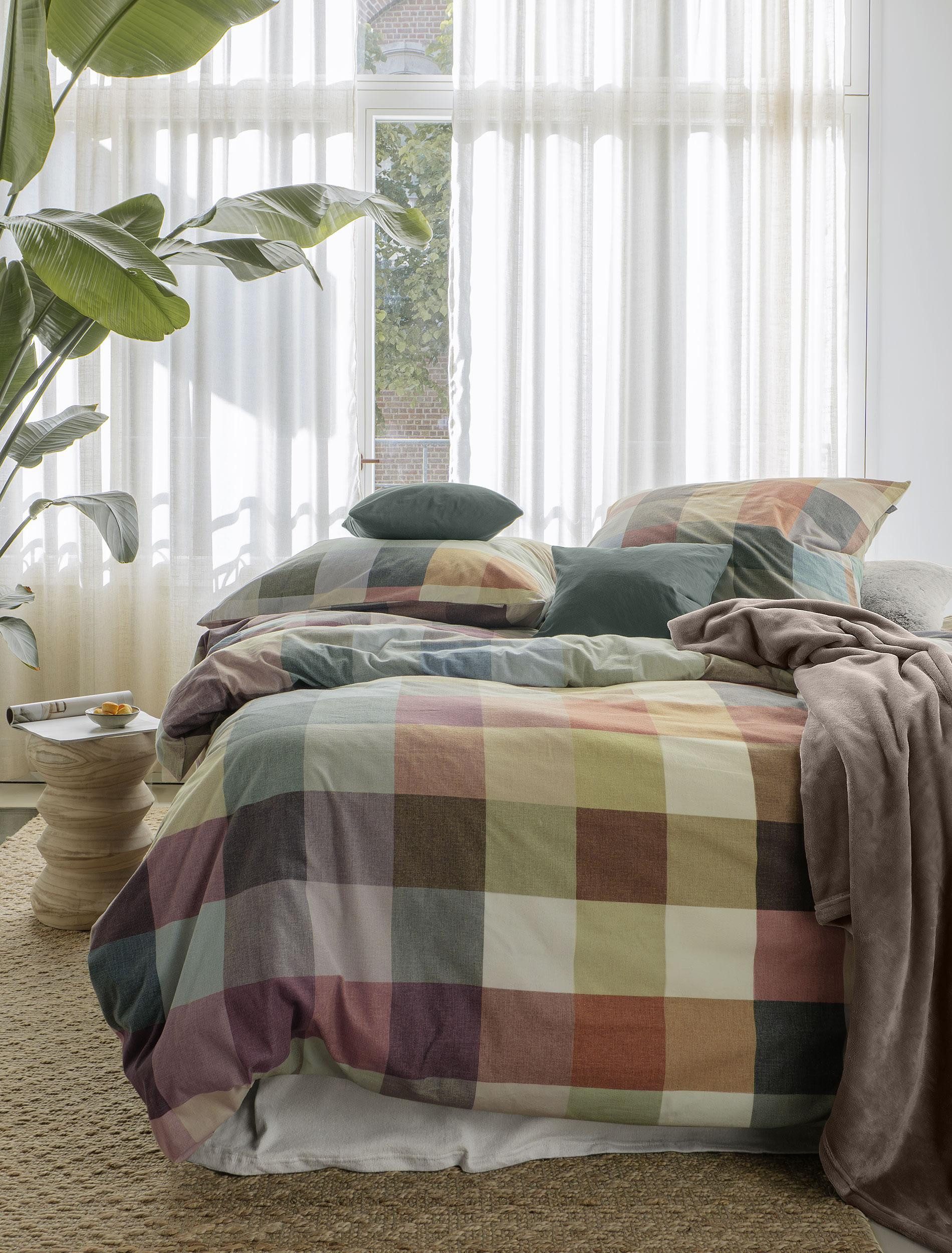 Irisette Bettwäsche Zobel-J 8600, Biber, 2 teilig, samtig weich, leicht und wärmend, Bettbezug