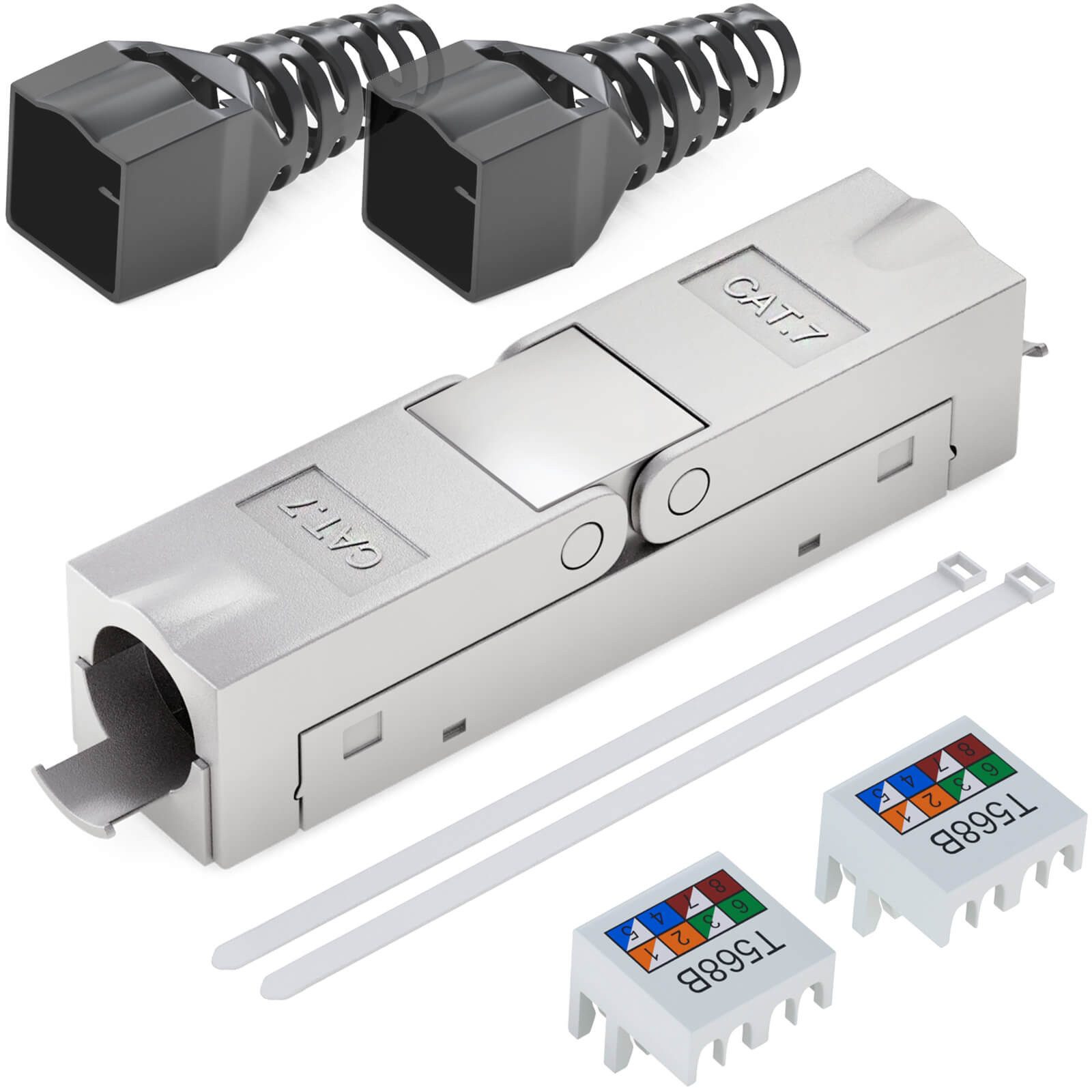 HB-DIGITAL Kabelverbinder-Sortiment LAN Kabel Verbinder CAT 7 LSA ...