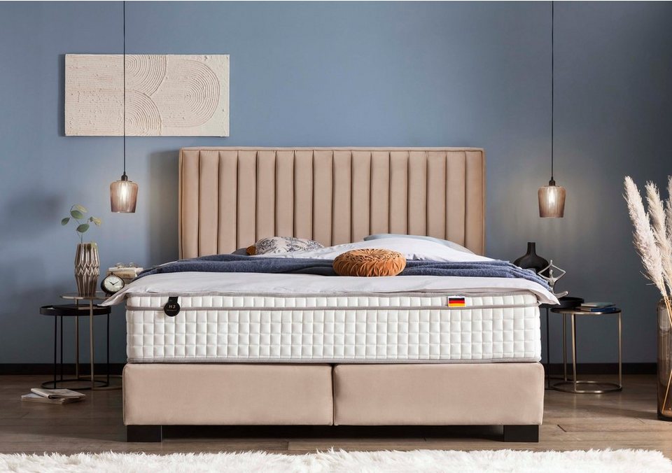 Polsterei Marya Boxspringbett Paris Luxury Chesterfield Box Spring