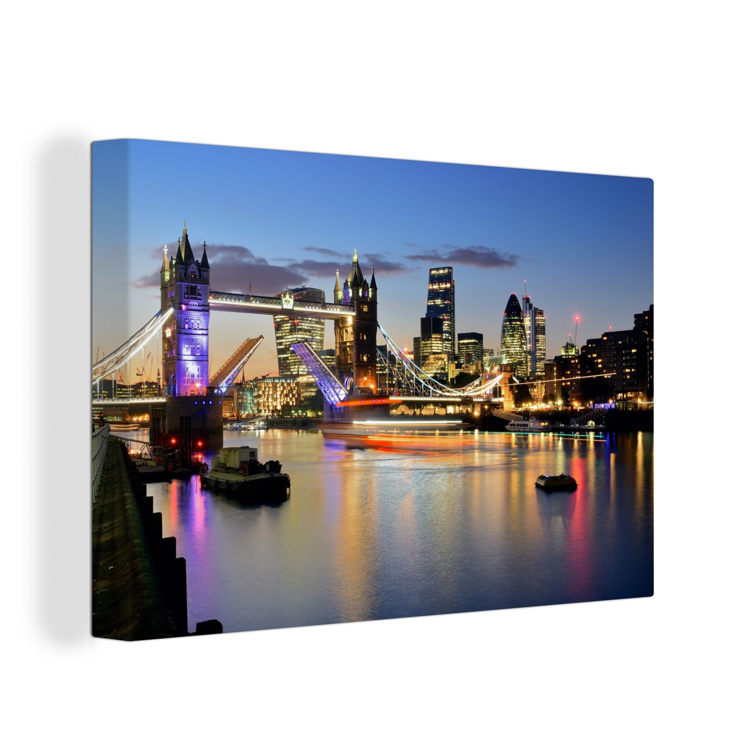 Onemillioncanvasses® Leinwandbild London Tower Bridge England