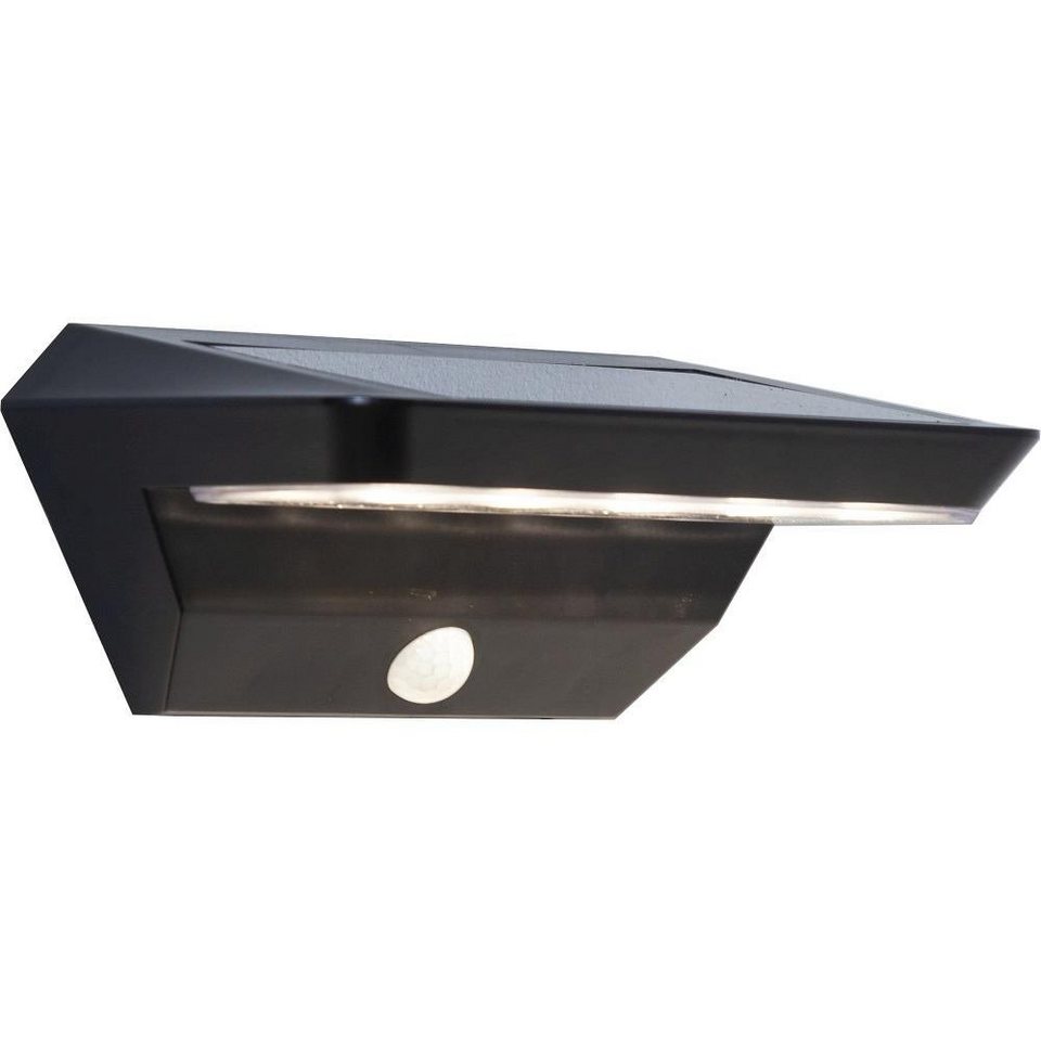 Star Trading Led Solarleuchte Led Solar Wandleuchte Wally In Schwarz