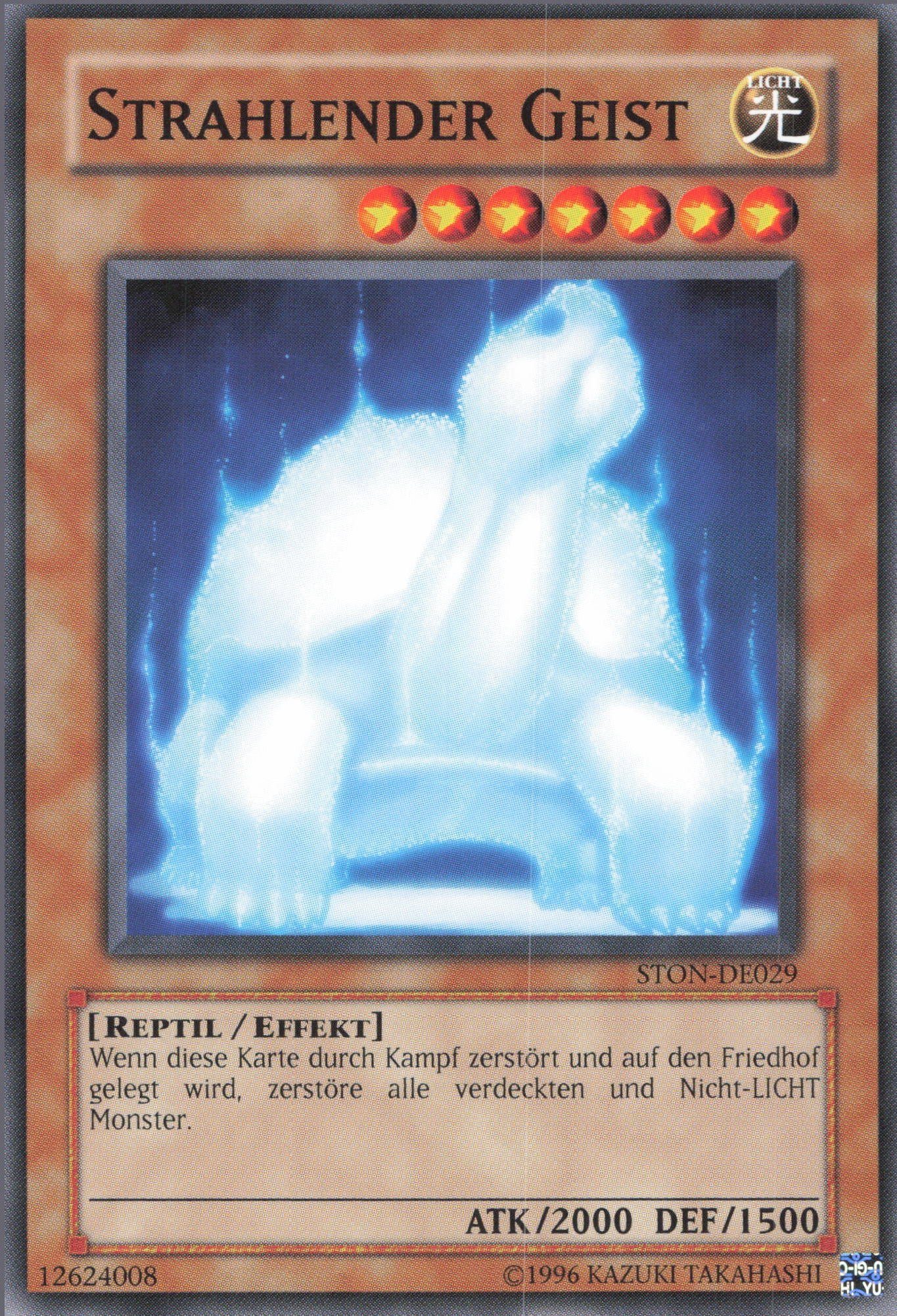 Recollectibles Sammelkarte Yugioh Karte Strahlender Geist Yu Gi Oh