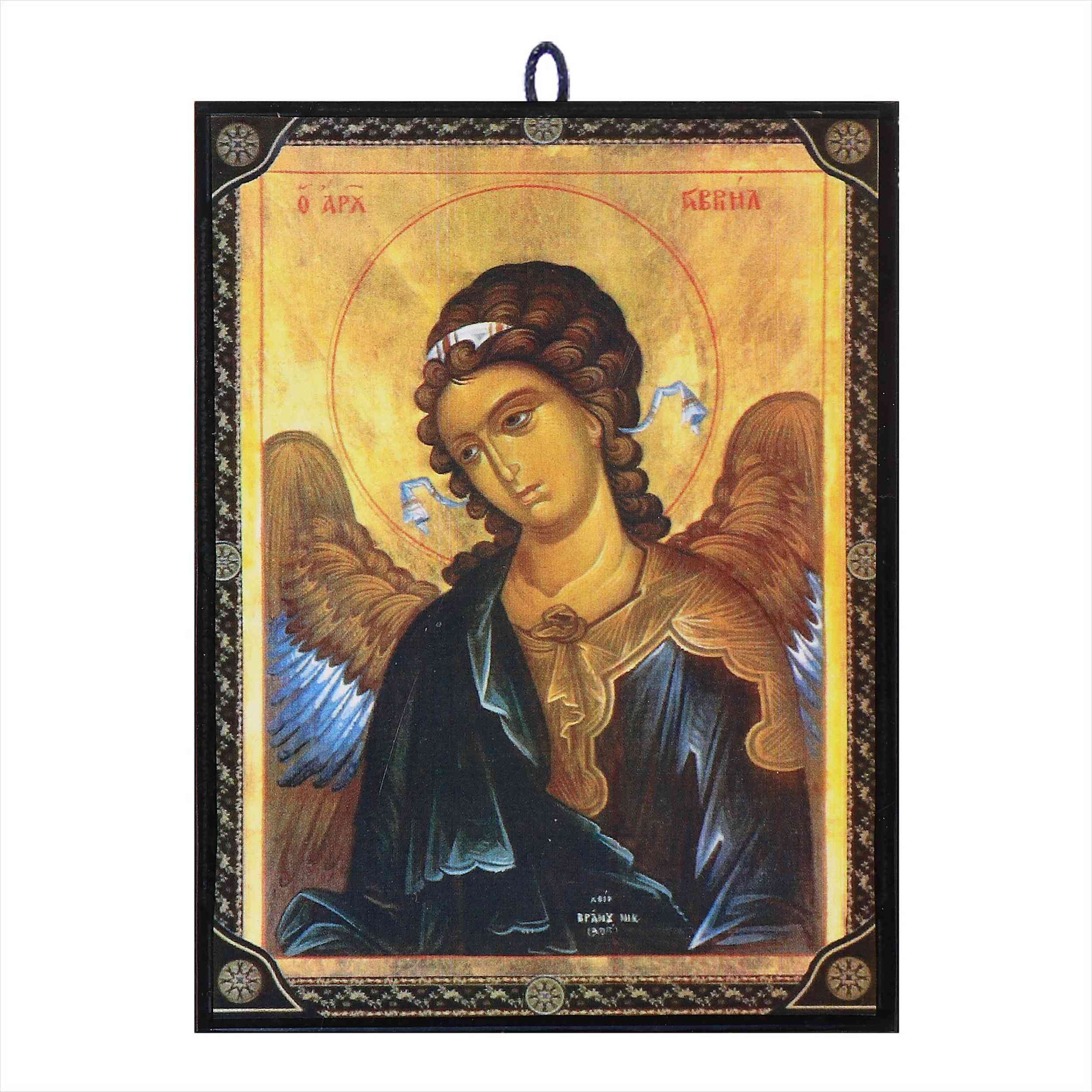 NKlaus Bild Ikone Erzengel Gabriel orthodox Zertifizierte Reproduktion aus Grieche, Religion ...
