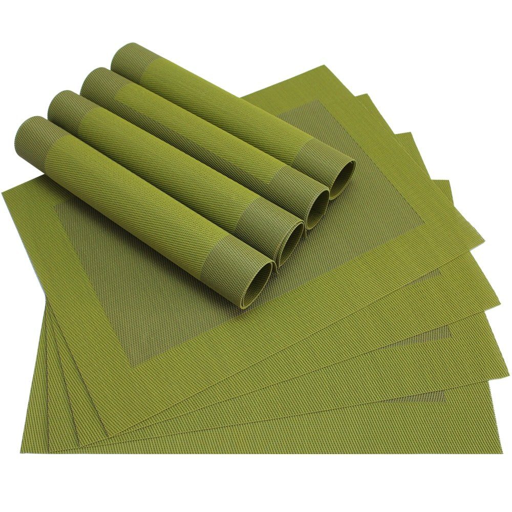 Platzset Tischsets Borda 8 Stk Oliv Platzsets 46 Cm Matches21 Home