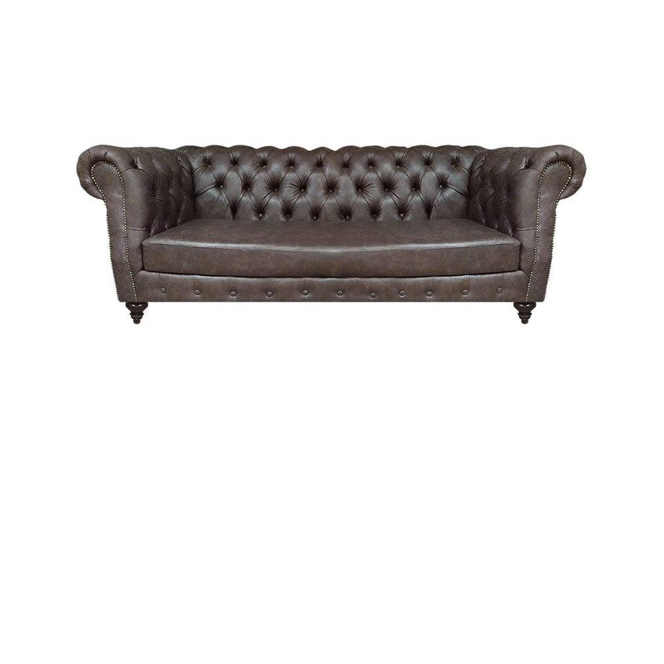 Jvmoebel Chesterfield Sessel Polstermöbel Blau Sessel Chesterfield