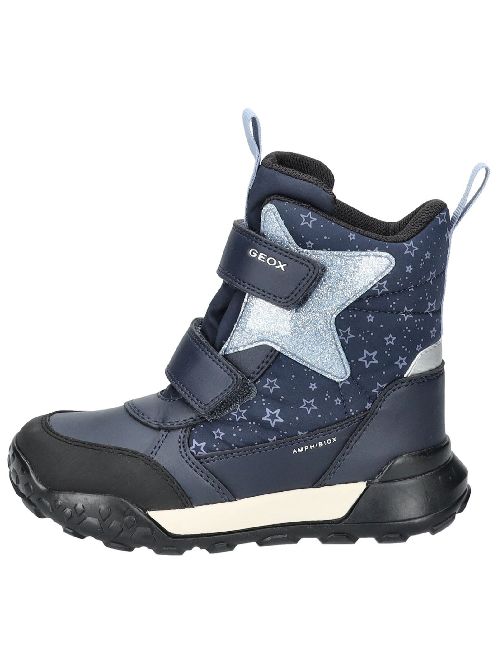 Geox Geox Stiefel Lederimitat/Textil Snowboots, Absatzform: flach