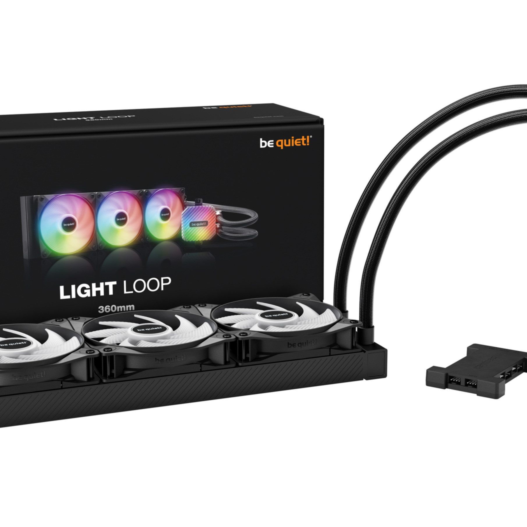 be quiet! Gehäuselüfter LIGHT LOOP 360mm Black