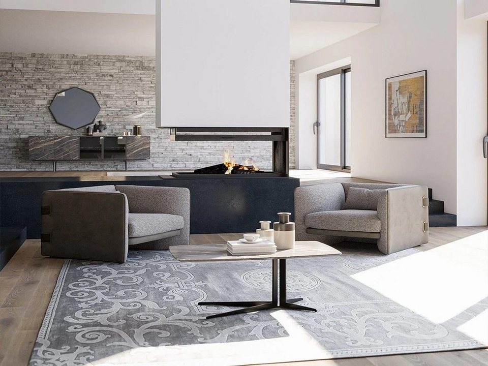 Jvmoebel Wohnzimmer Set Luxus 2x Sessel Wohnzimmer Einrichtung Modern