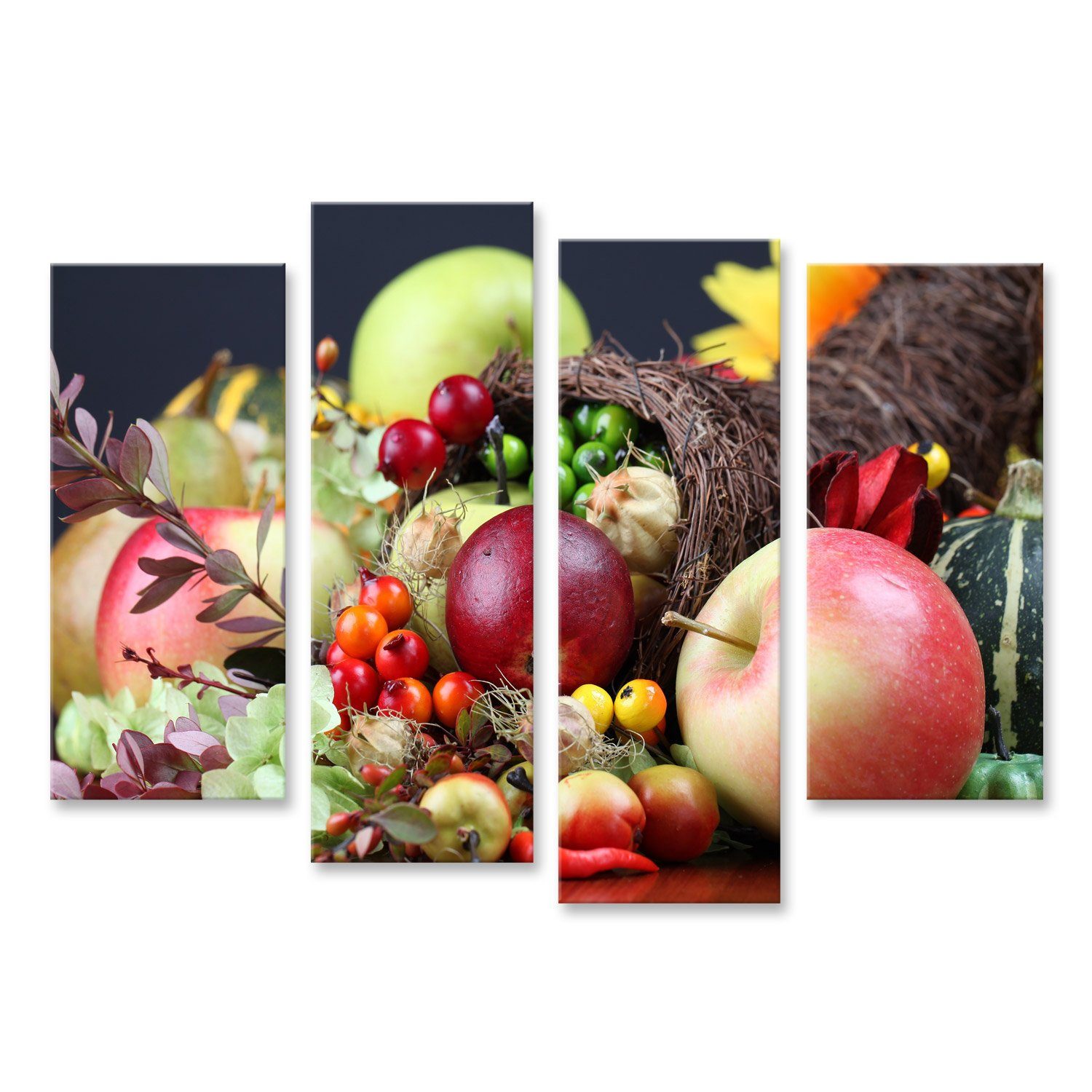 islandburner Leinwandbild Bild auf Leinwand Füllhorn Wandbild Leinwandbild Wand Bilder Poster 13