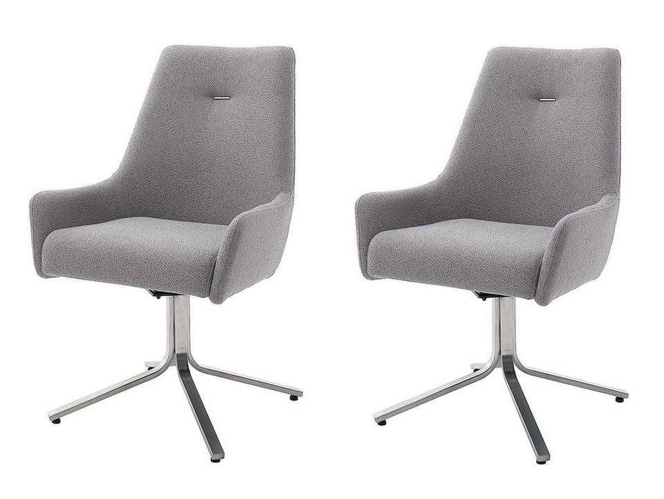 Freiraum Drehstuhl Nakura 2er Set 2 St 2er Set In Grau 60x92x65