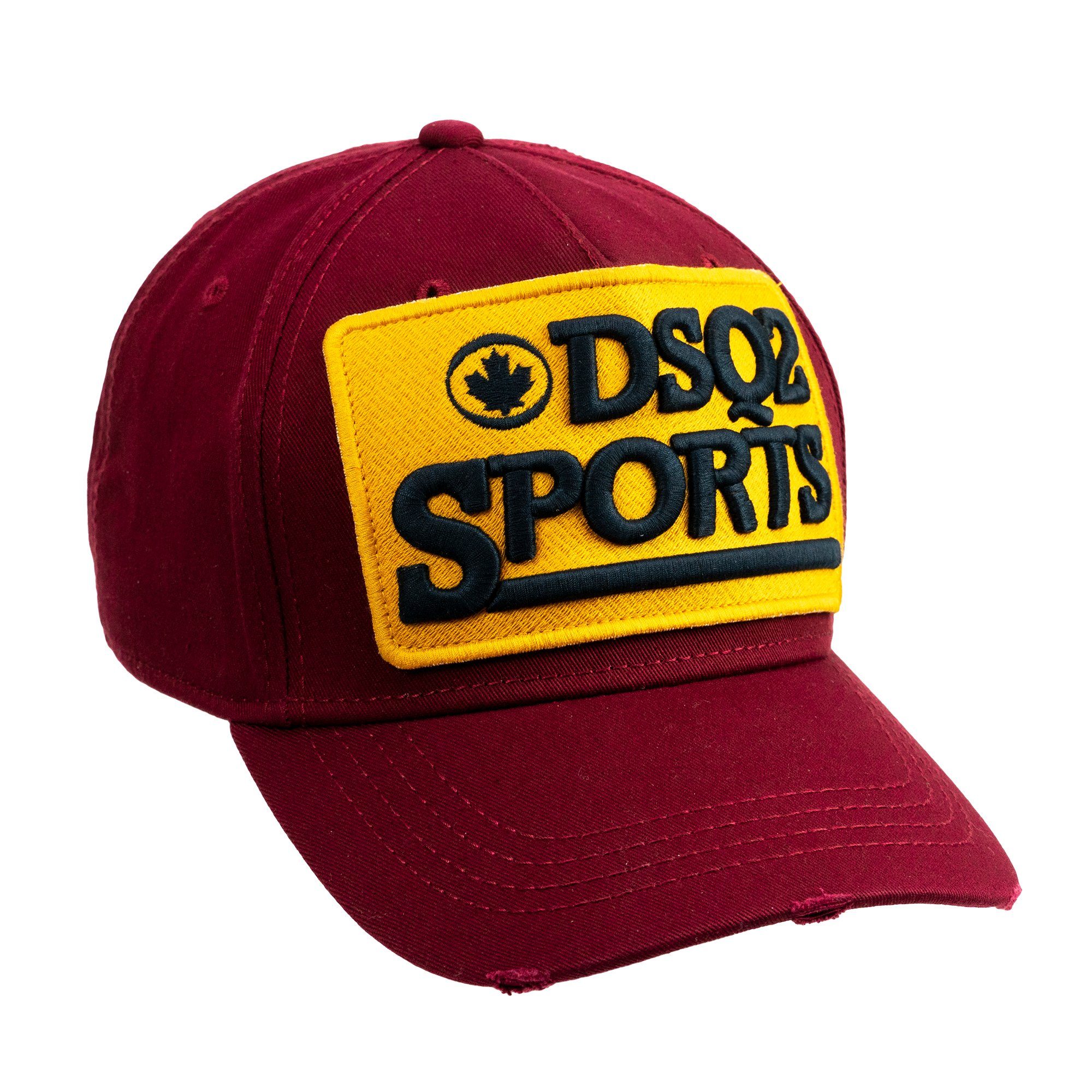Dsquared2 Baseball Cap DSQ2 Sports Bordeaux