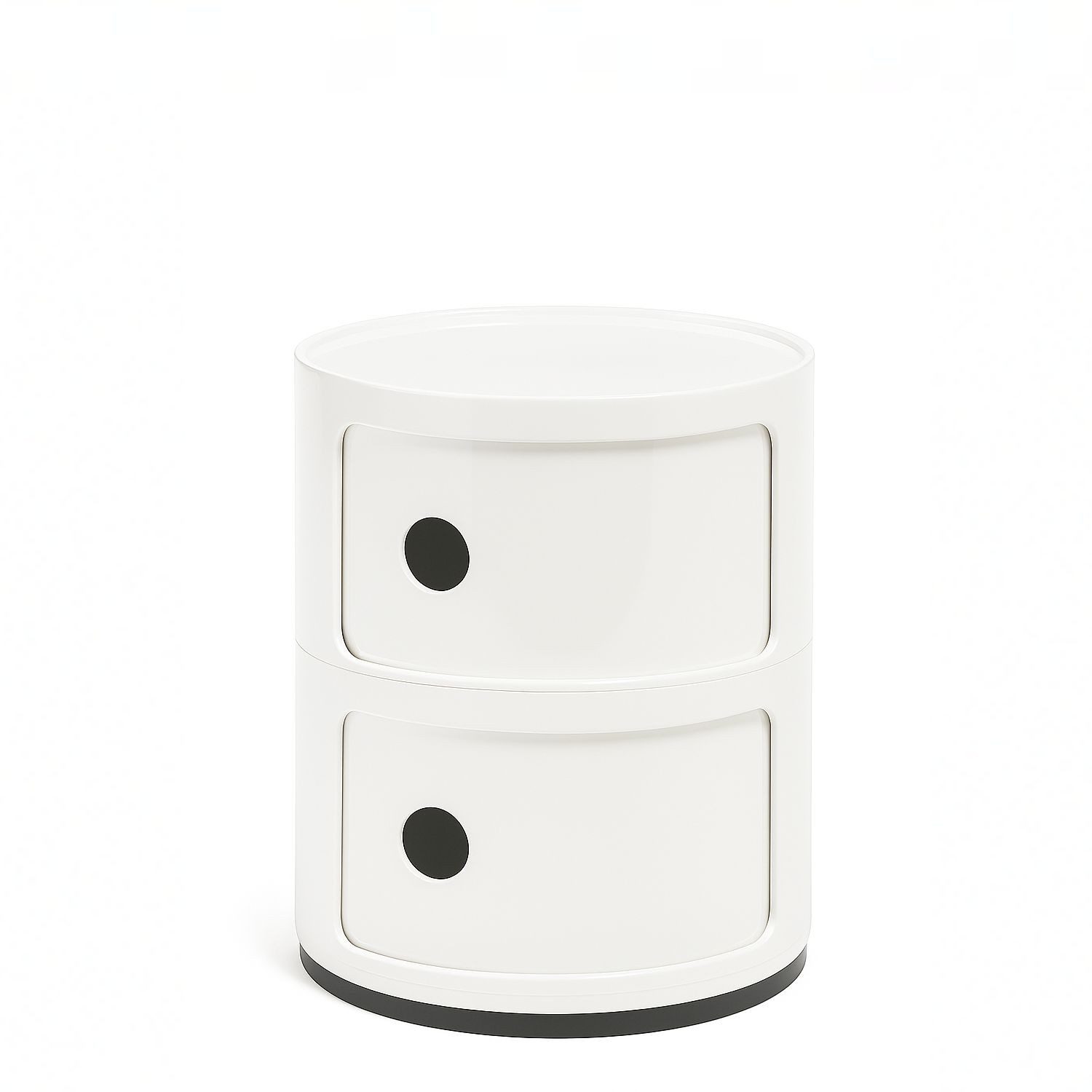 Kartell Container Componibili mit zwei Fächern Weiß