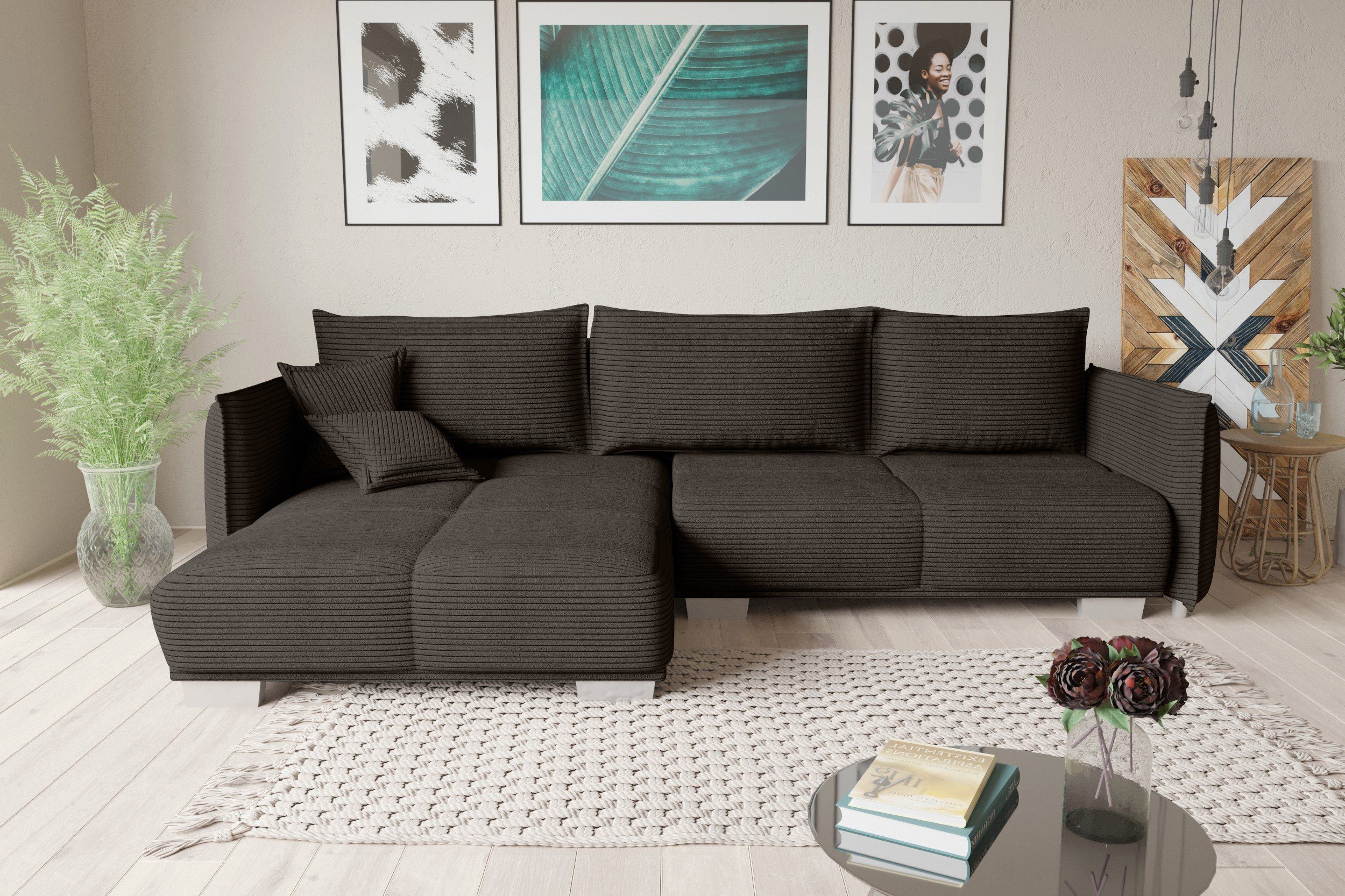 Stylefy Ecksofa Bennet L Form Eckcouch Design Otto