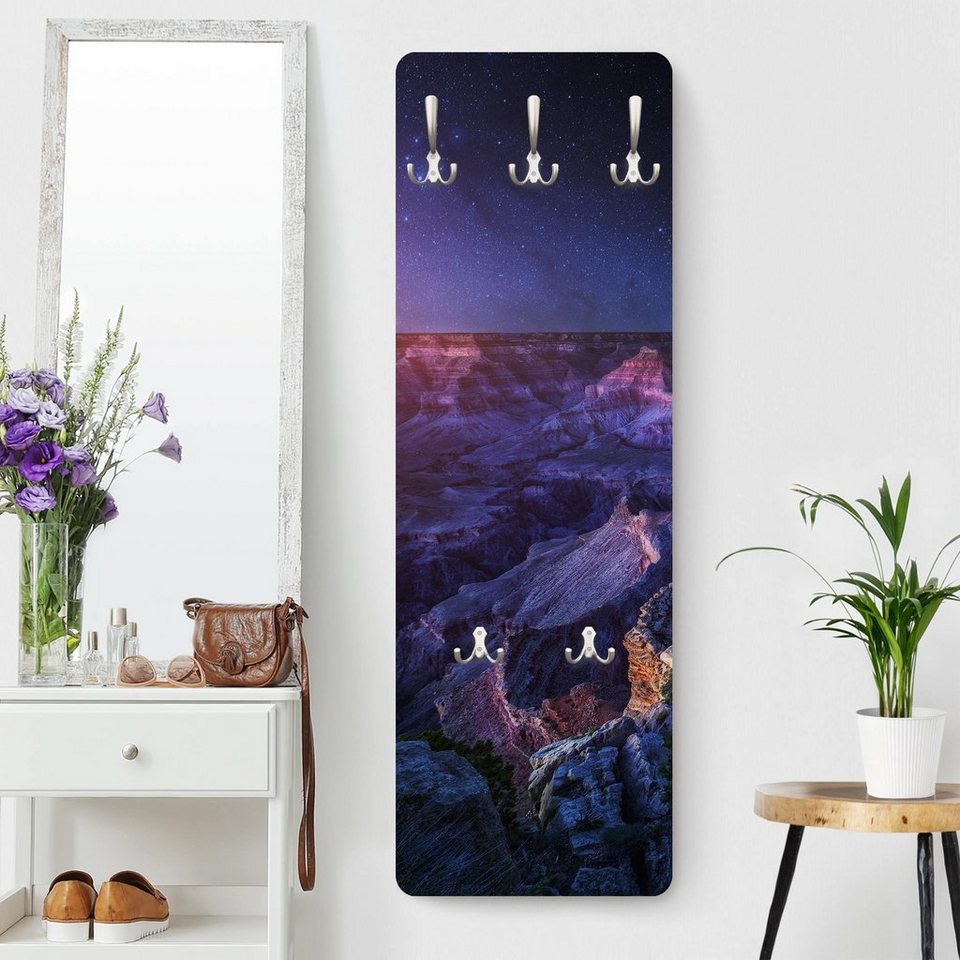 Bilderdepot24 Garderobenpaneel Blau Natur Weltall Himmel Sterne Grand