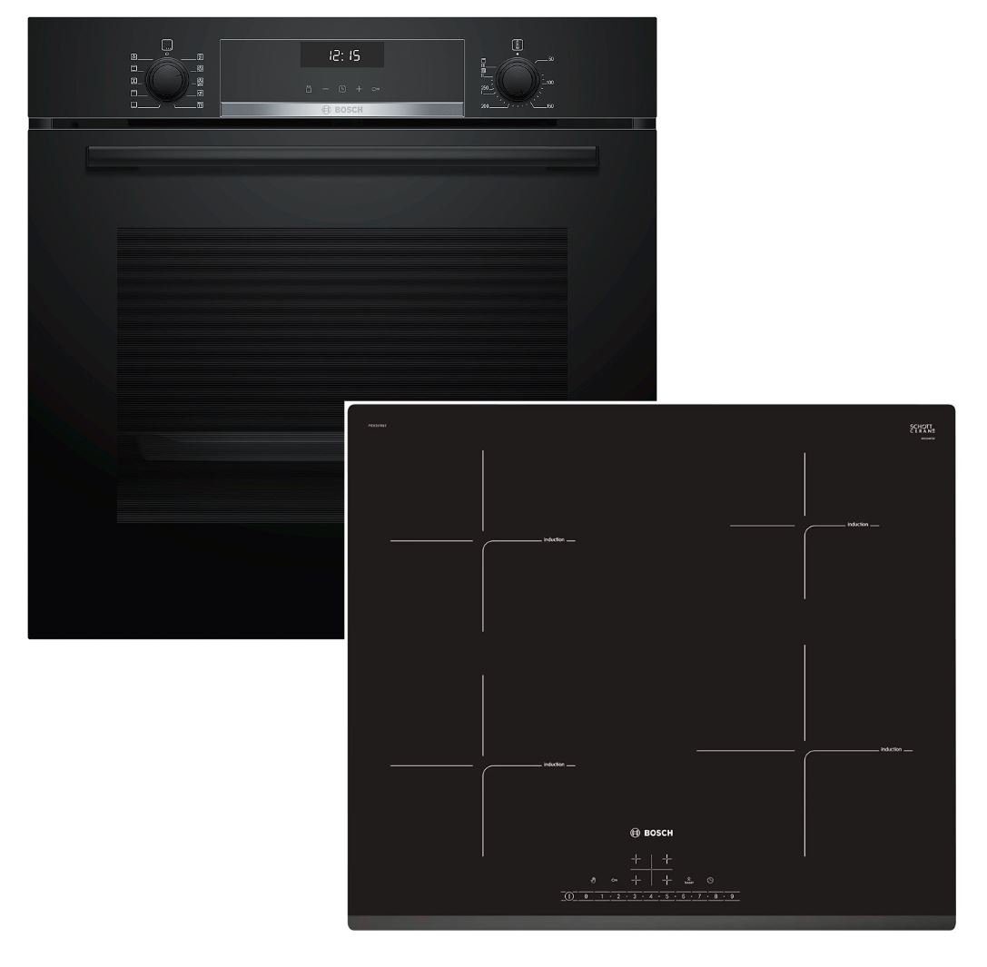 Bosch Backofen Set Autopilot 71 Liter Mit Induktionskochfeld Powerboost