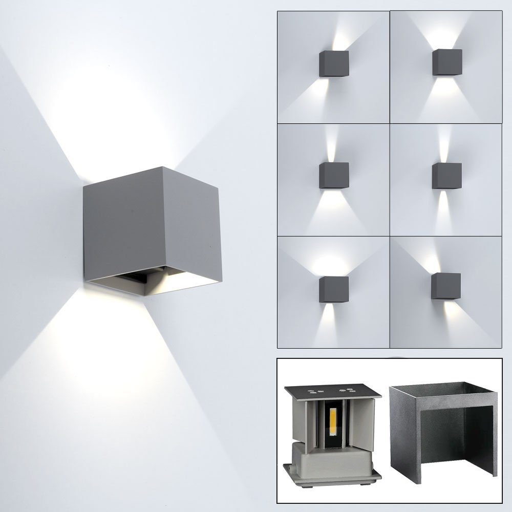 Etc Shop Außen Wandleuchte Led Leuchtmittel Fest Verbaut Neutralweiß