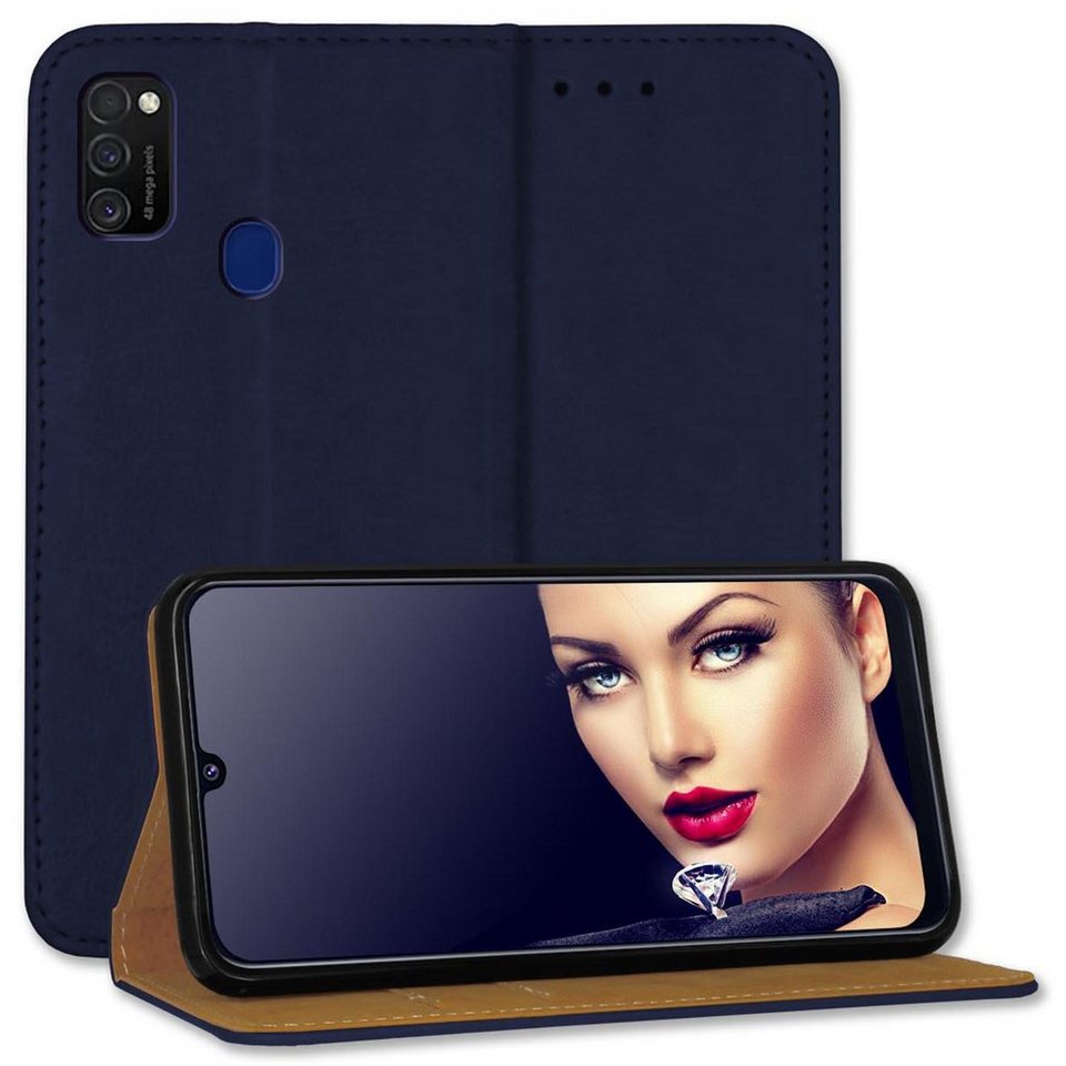 Mtb More Energy Smartphone Hülle Bookstyle Business Farbe Dunkelblau