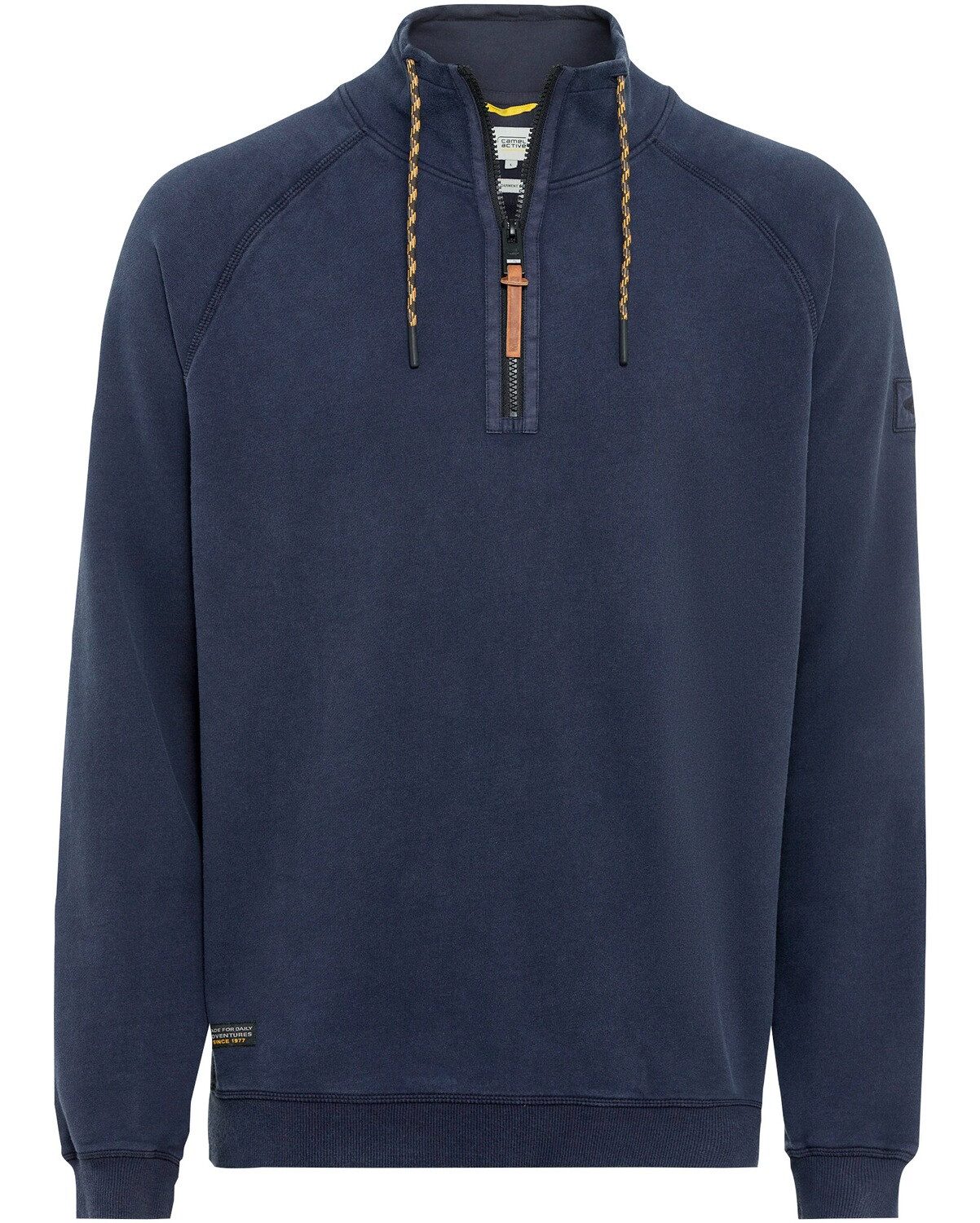 camel active Sweatshirt Sweatshirt, Reine Baumwolle in leicht ...