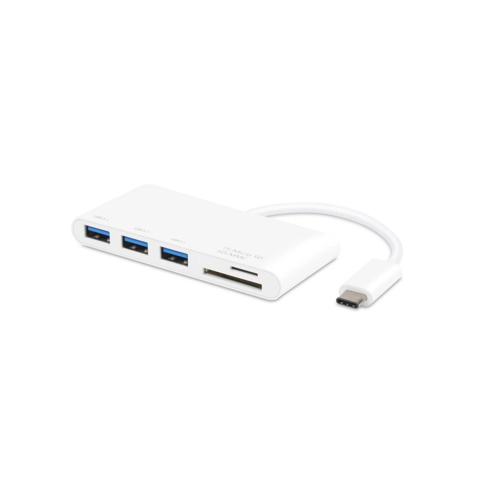 Vivanco USB Type-C™ - Cardreader + HUB (45387) Adapter