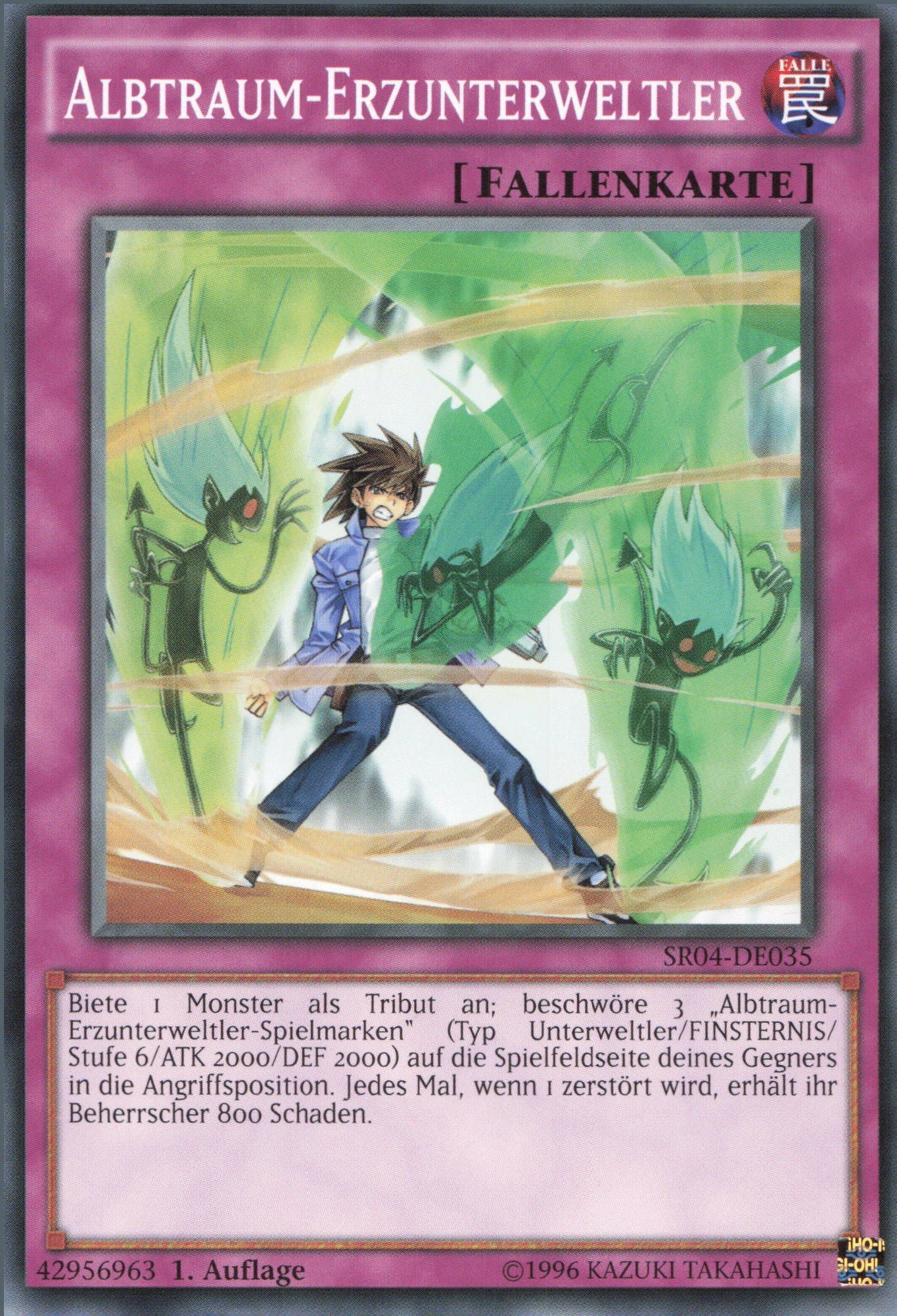 Recollectibles Sammelkarte Yugioh Karte Albtraum Erzunterweltler