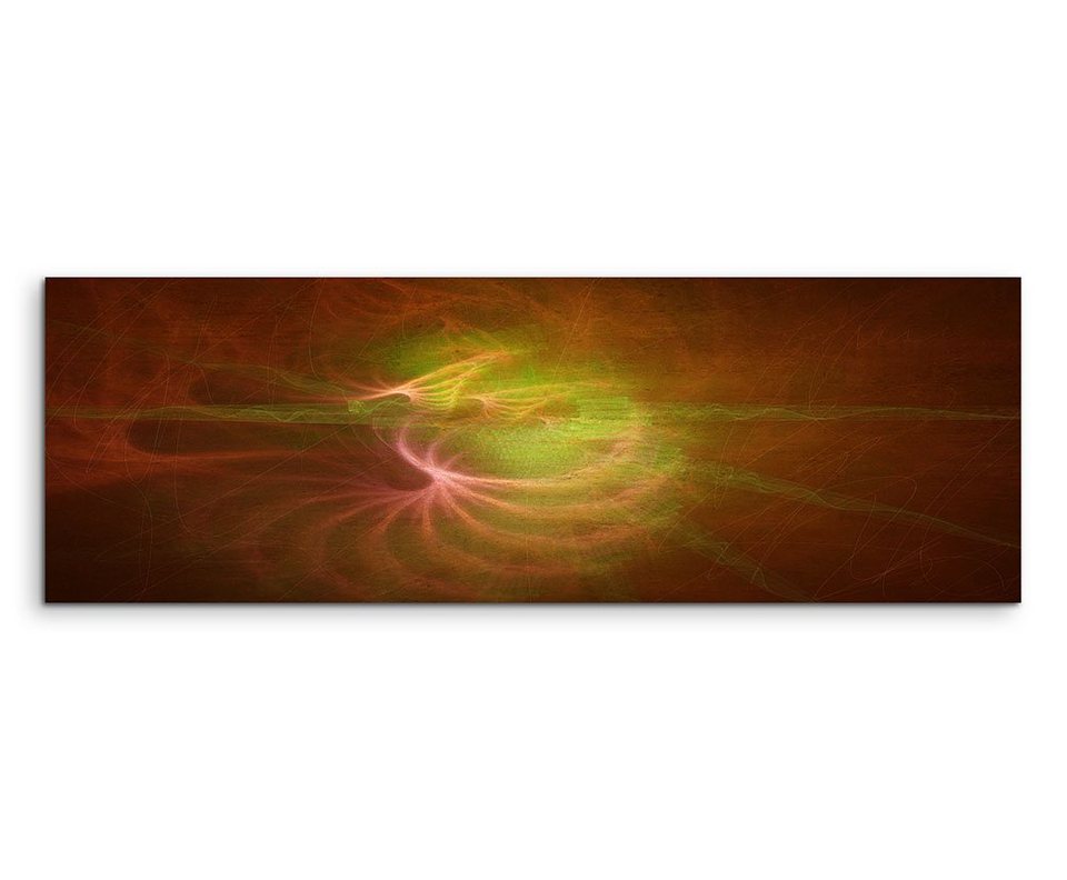 Sinus Art Leinwandbild Abstraktes Panoramabild 1150 150x50cm